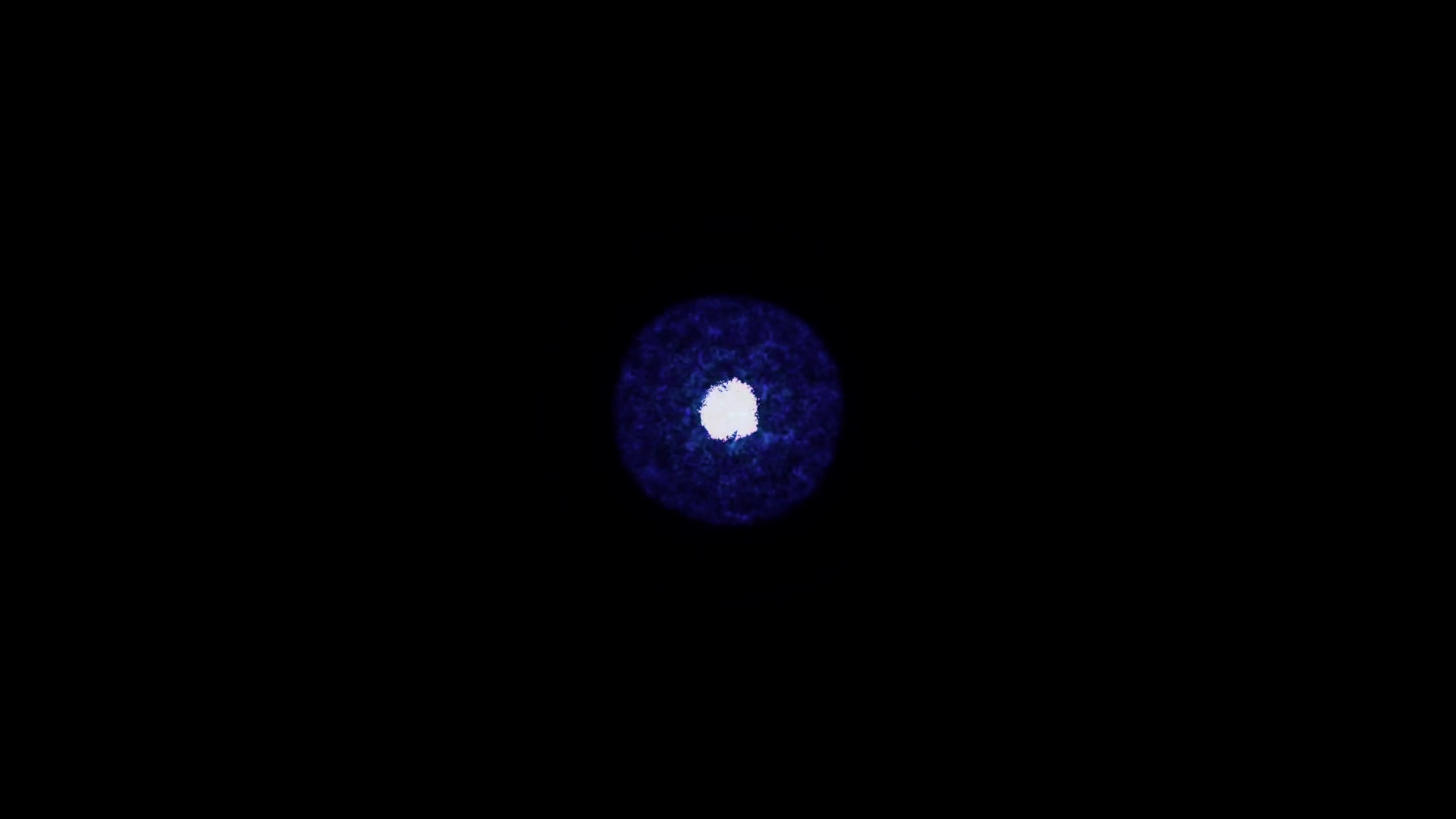 Abstract Glowing Sphere With Cloud Of Small Stock Motion Graphics SBV ...