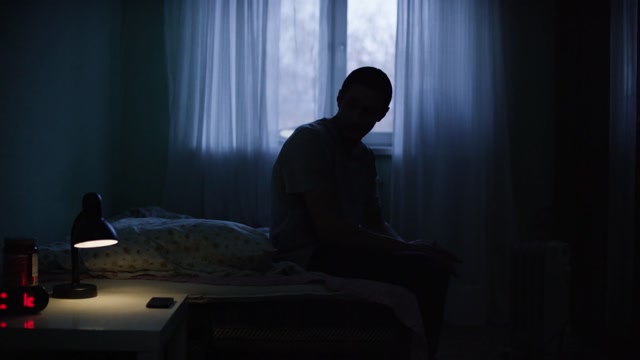 Alone In Dark Room Stock Footage: Royalty-Free Video Clips - Storyblocks
