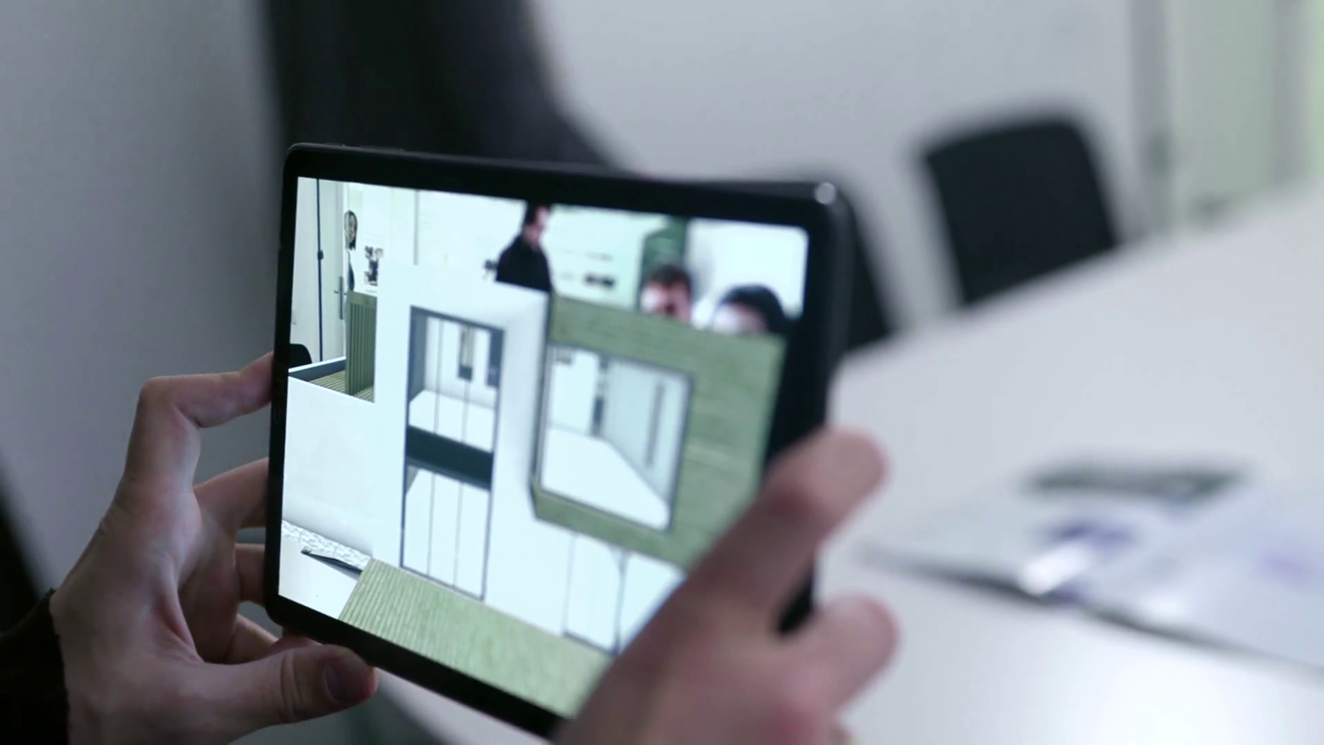 Virtual Drawing Of House On Tablet Stock Stock Footage SBV-348533495 ...