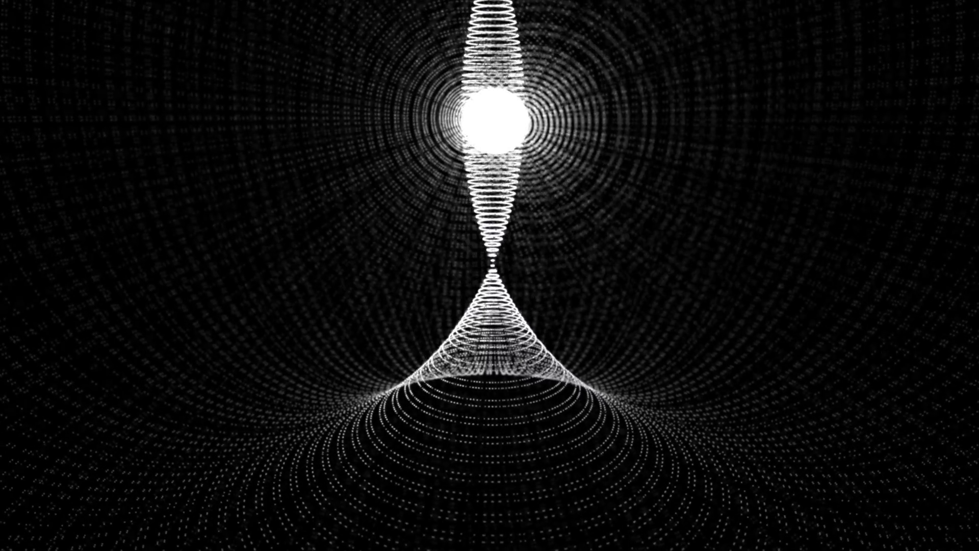 Abstract Animation Of White Neon Spirals Stock Motion Graphics SBV ...