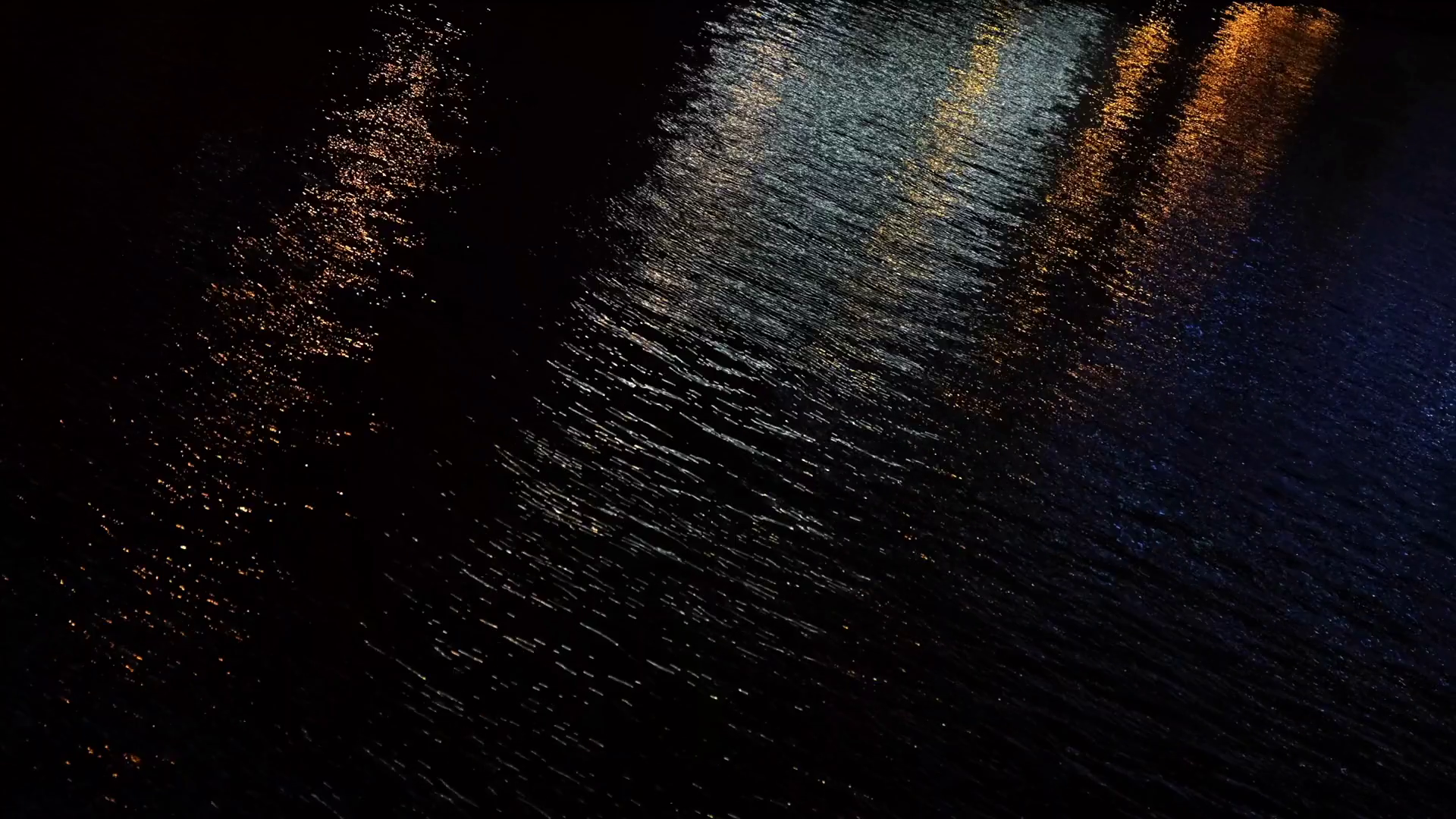 Close-up Of Pond Dark Water Surface During Stock Footage SBV-348534889 ...