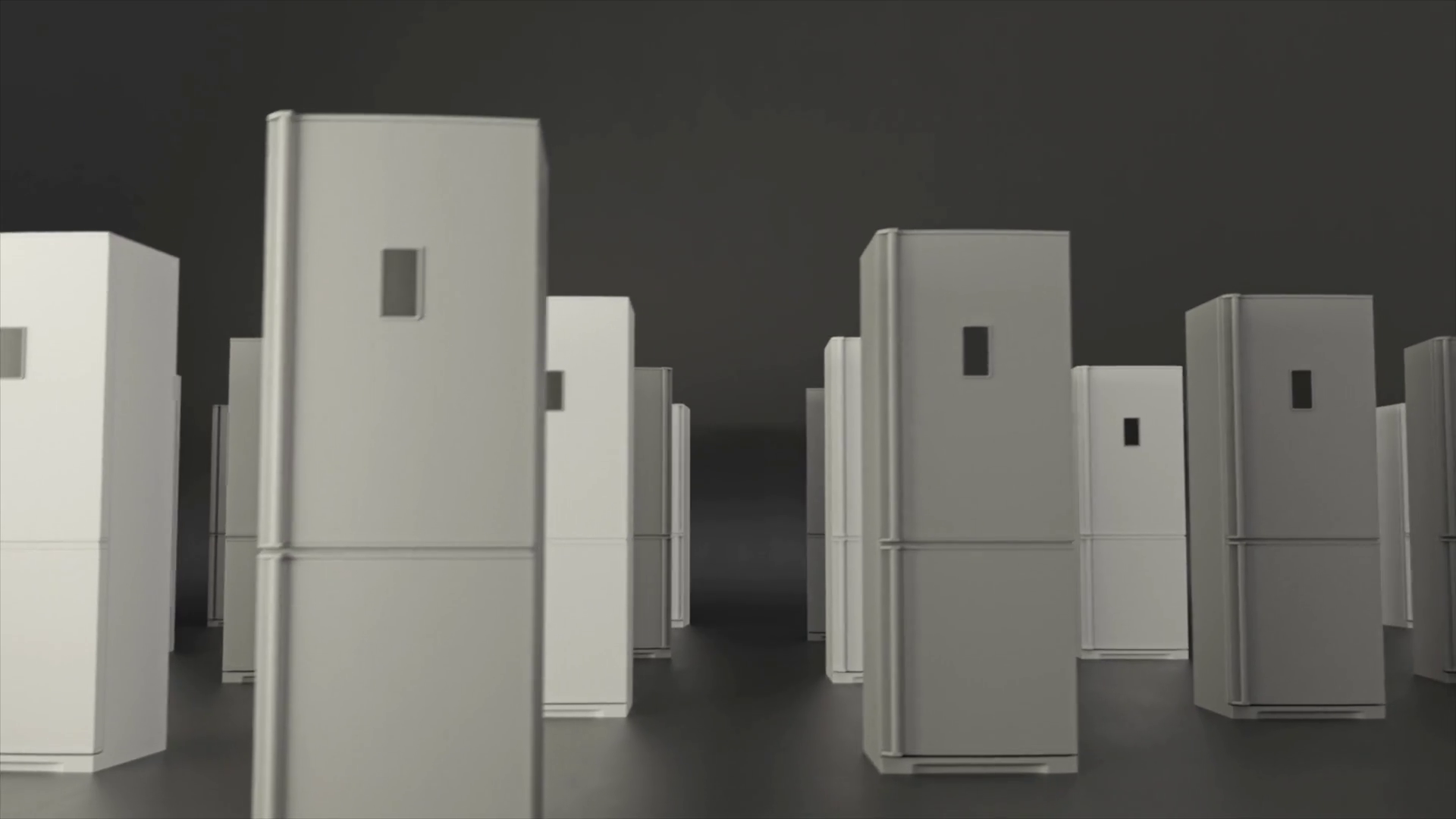 Abstract Rows Of Fridges Monochrome Stock Motion Graphics SBV-348539021 ...
