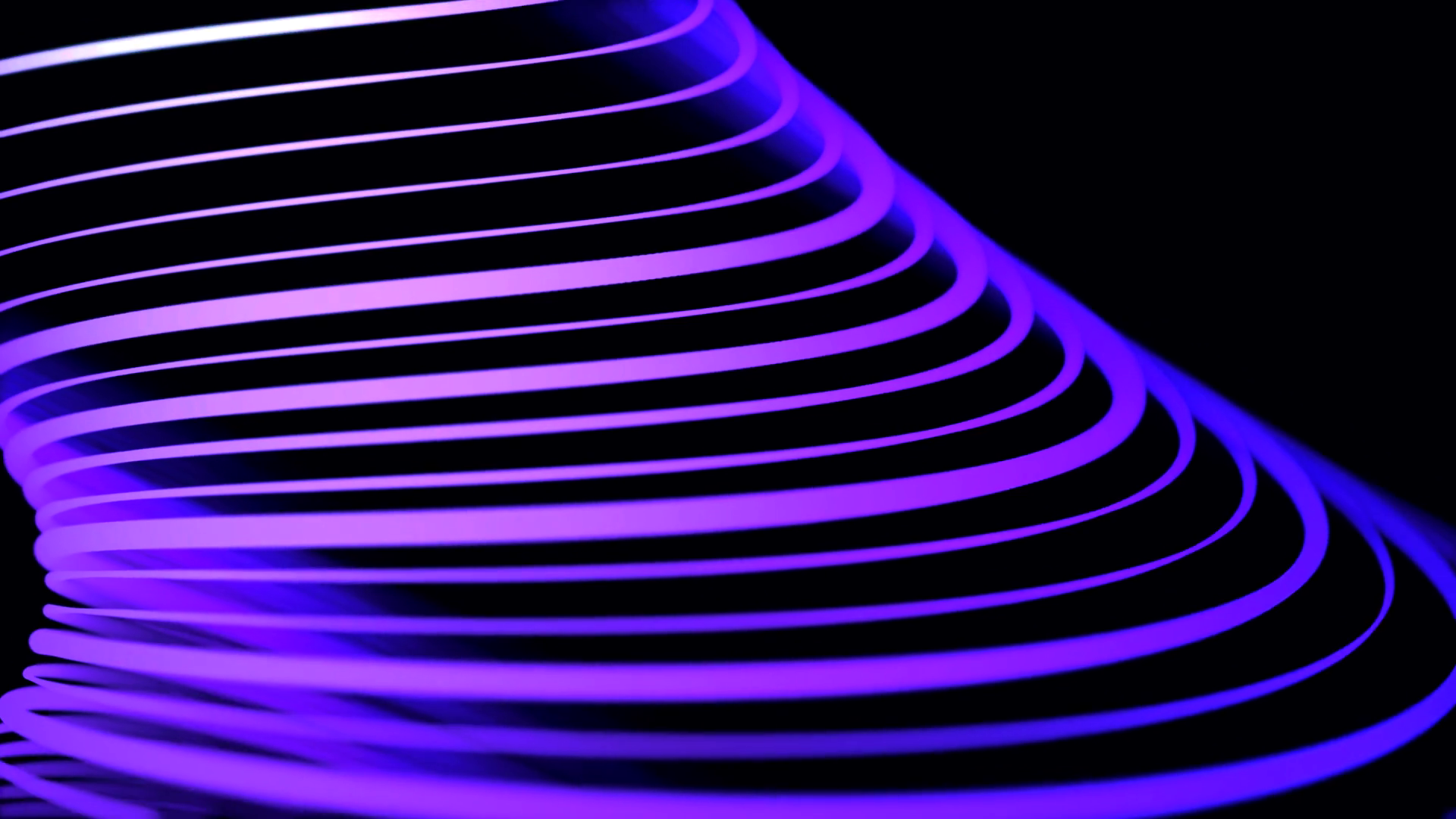 Abstract Curved Neon Lines Of Lilac Color Stock Motion Graphics SBV ...