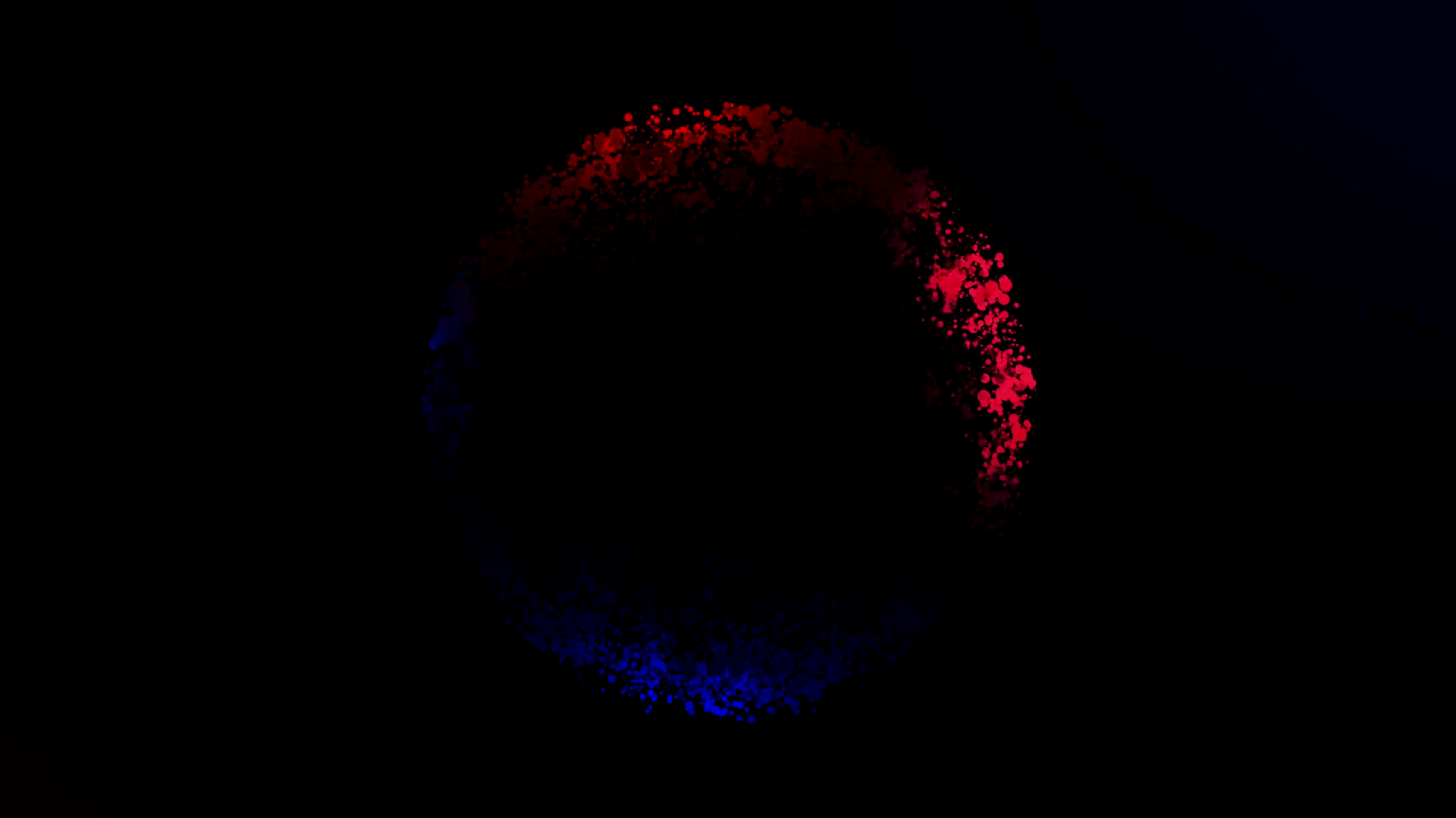 Beautiful Red Blue Ring Of Small Particles Stock Motion Graphics SBV ...