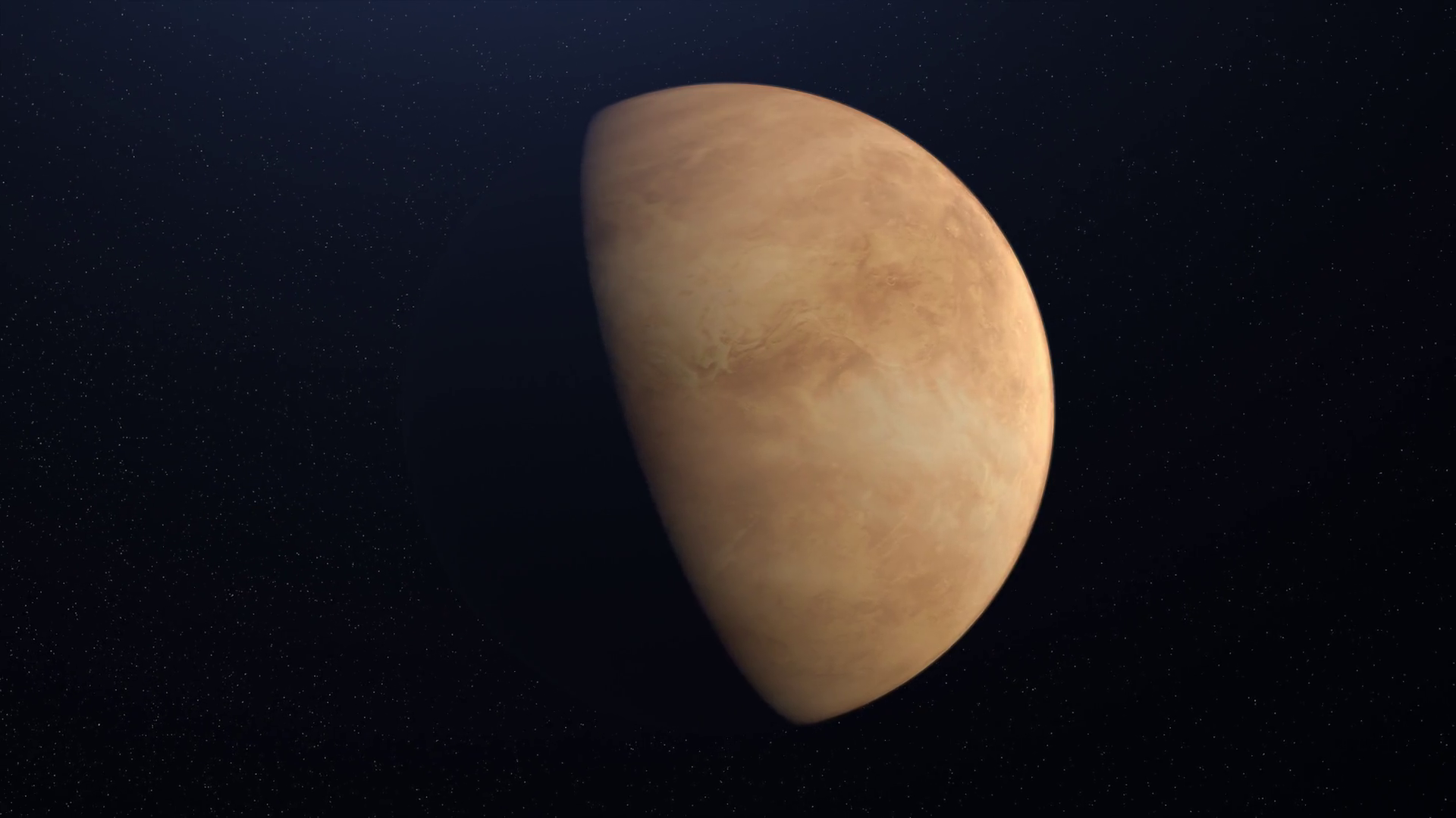 Abstract Animation Of Rotating Planet Venus Stock Motion Graphics SBV ...