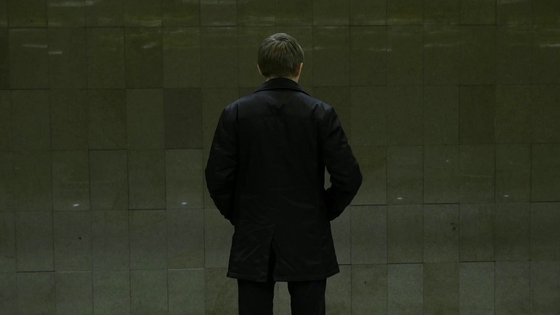 Lonely Young Man From Behind At Subway Stock Footage SBV-348542533 ...