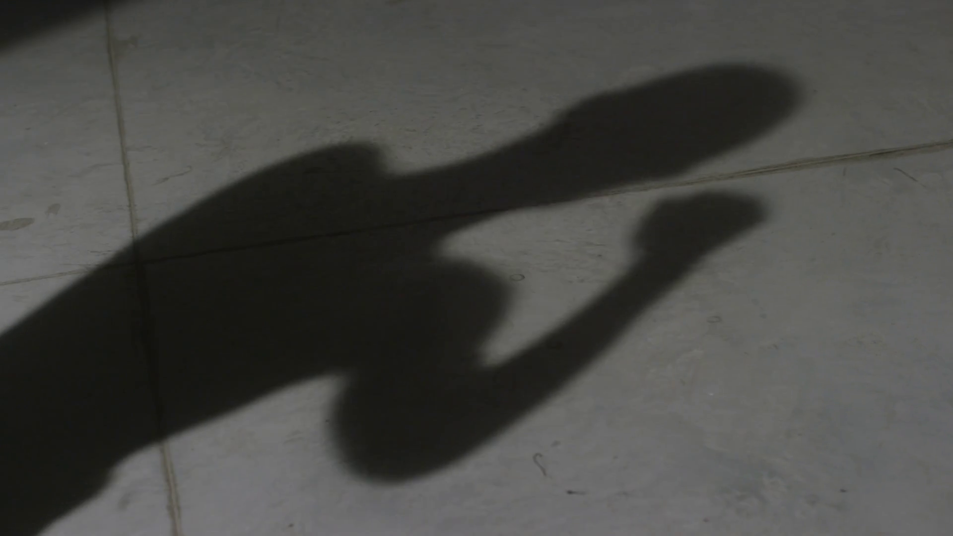 Man's Shadow Training Boxing Shadow Of Boxer Stock Footage SBV ...