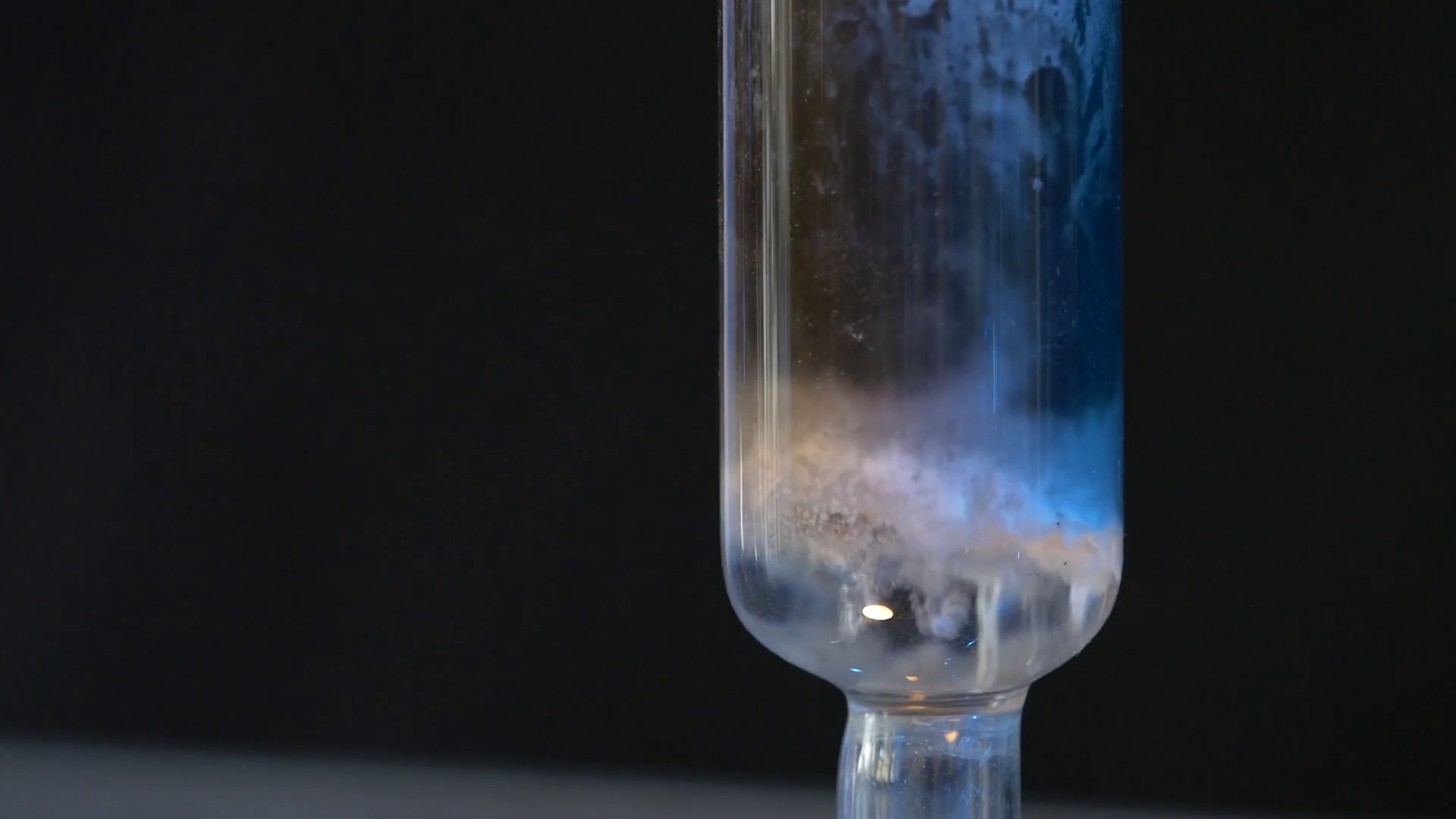 Measuring Glass With Smoke On Table Of Stock Footage SBV-348542646 ...