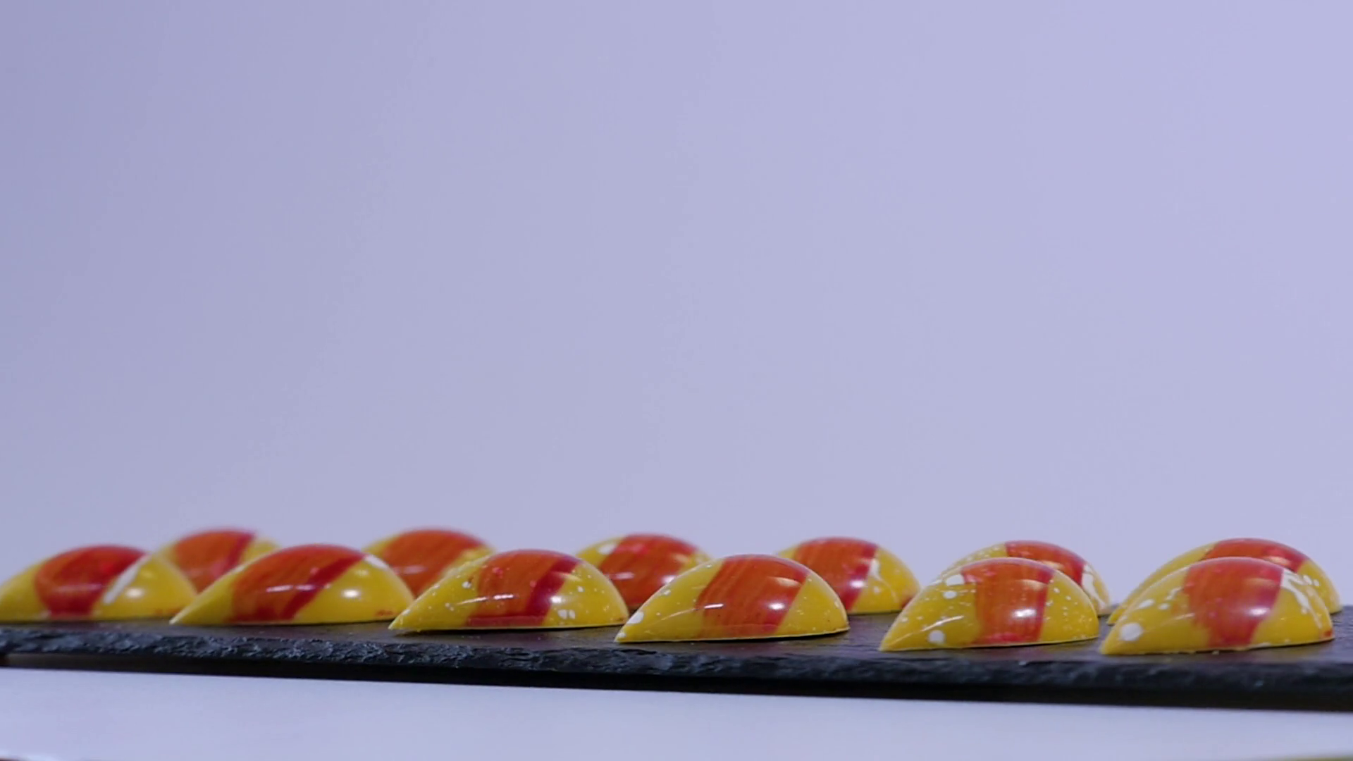 Shiny Caramel Candies Caramel Candies Row Of Stock Footage SBV ...