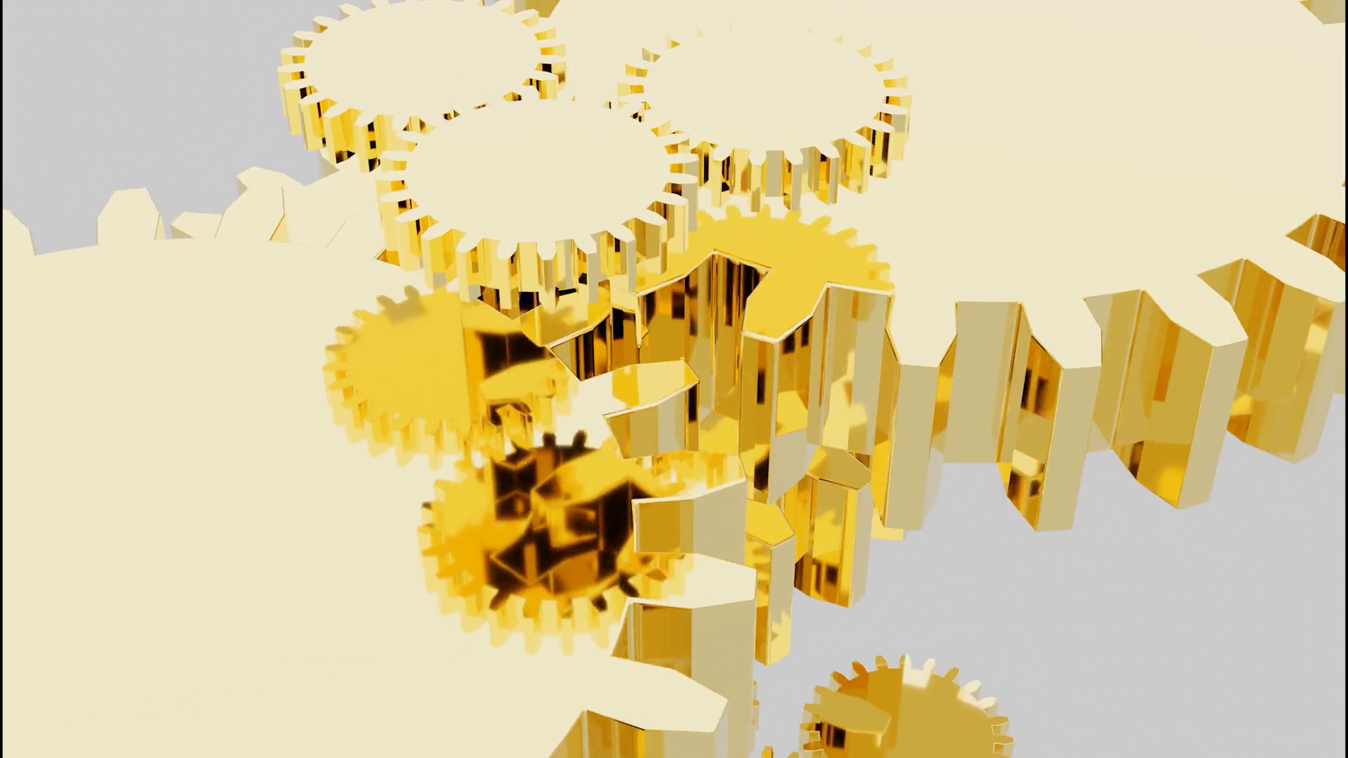 Animated Golden Cogwheel Spinning Mechanics Stock Motion Graphics SBV-348544809 - Storyblocks