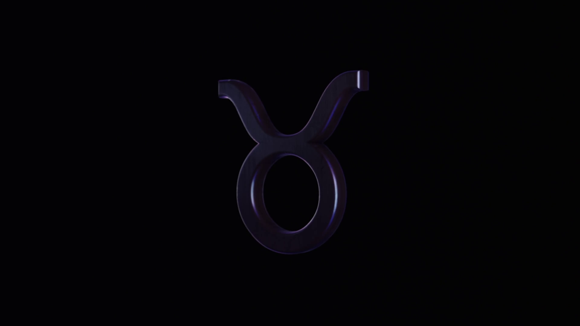 Zodiac Symbol Taurus Sign Animation 3d Stock Motion Graphics SBV ...