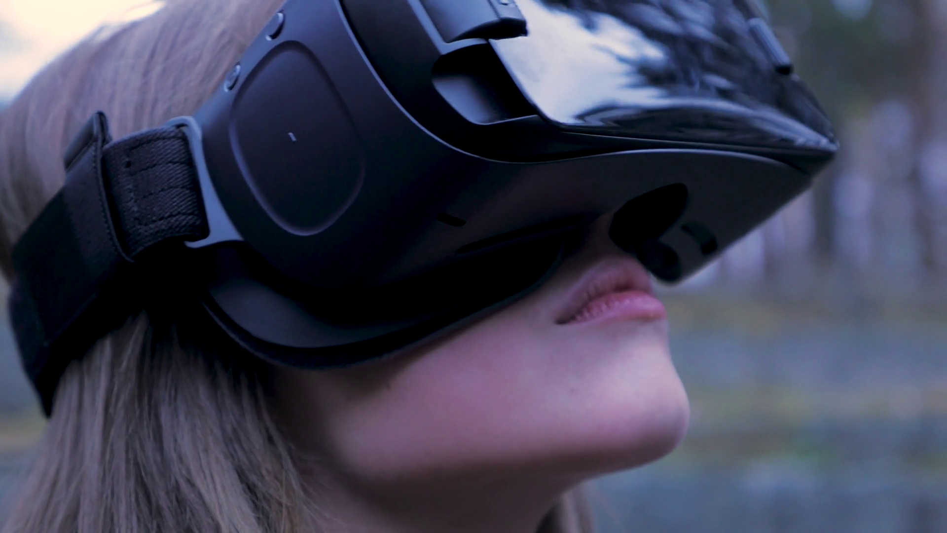 Beautiful Woman With Virtual Reality In Stock Footage SBV-348565813 ...