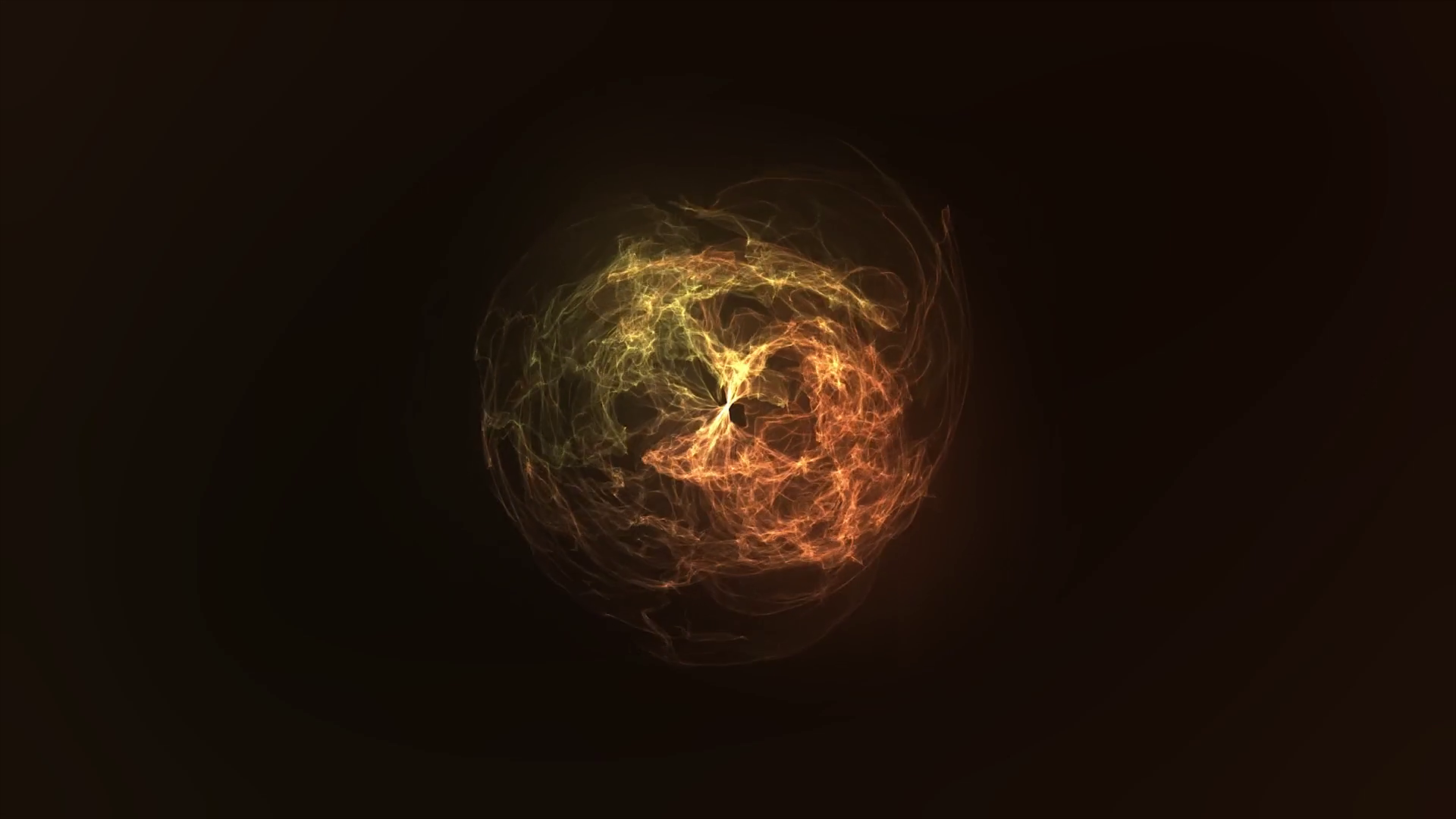 Abstract Fiery Sphere Background With Stock Motion Graphics SBV ...