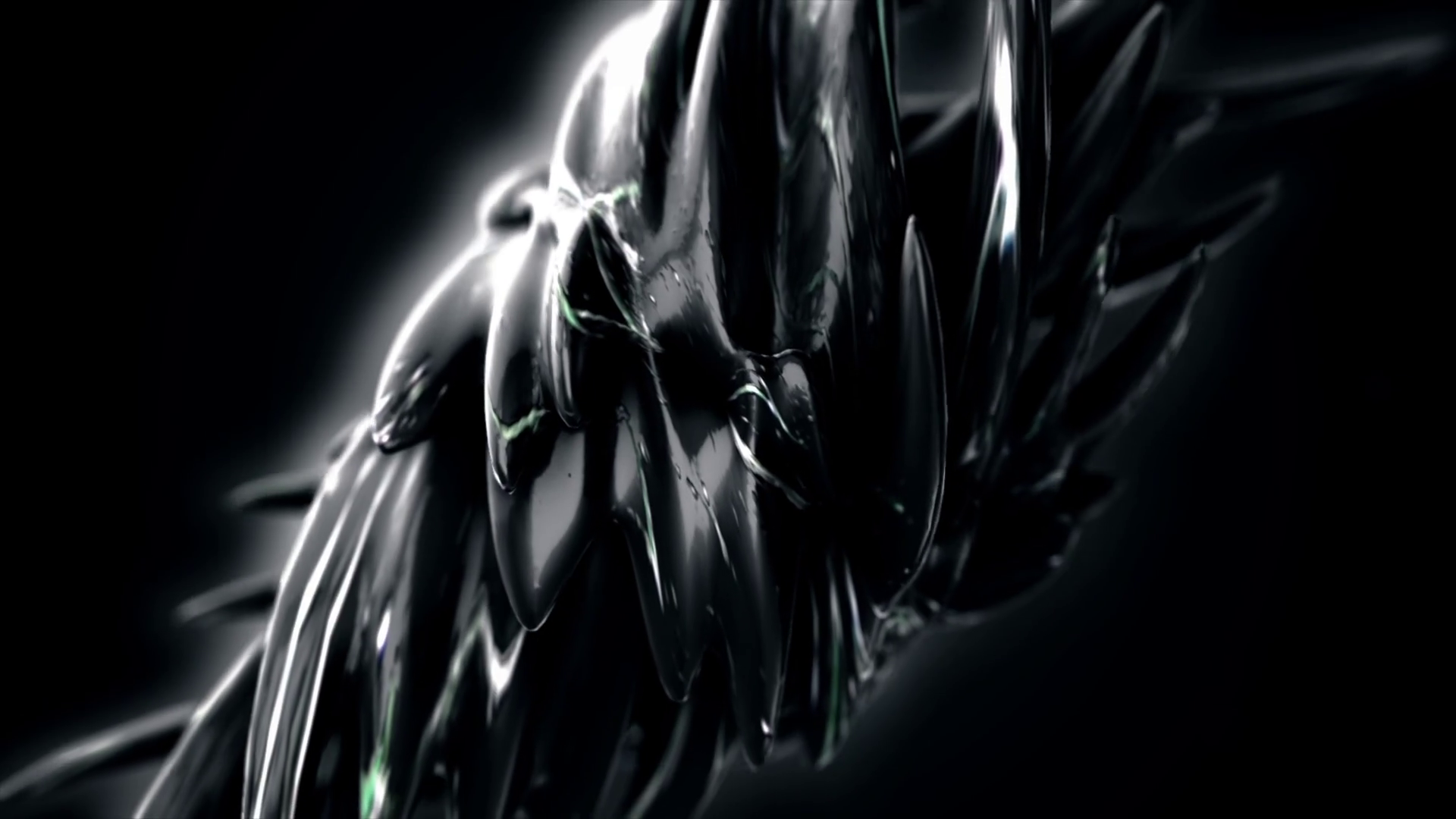 Dark Matter Abstract Black Spiky Sphere Stock Footage SBV-348580294 ...