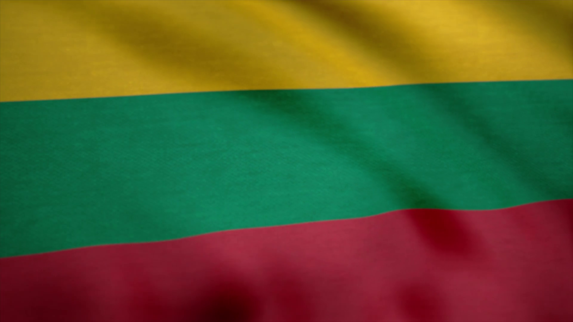 Lithuania Flag Lithuanian Flag Waving Stock Footage SBV-348579631 ...
