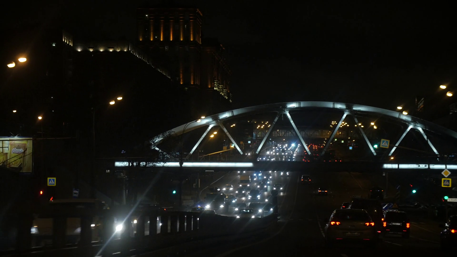 Night Road Shooting From Car On Track Car Stock Footage SBV-348578205 ...