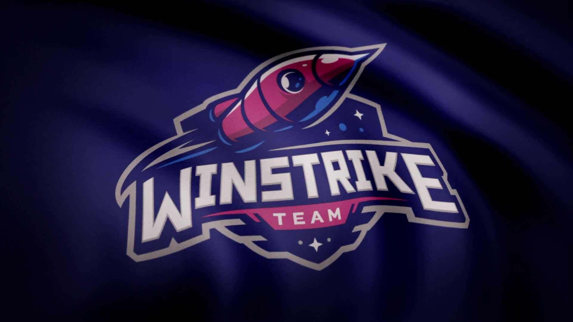Cybergaming Winstrike Flag Is Waving On Stock Footage SBV-348580101 - Storyblocks