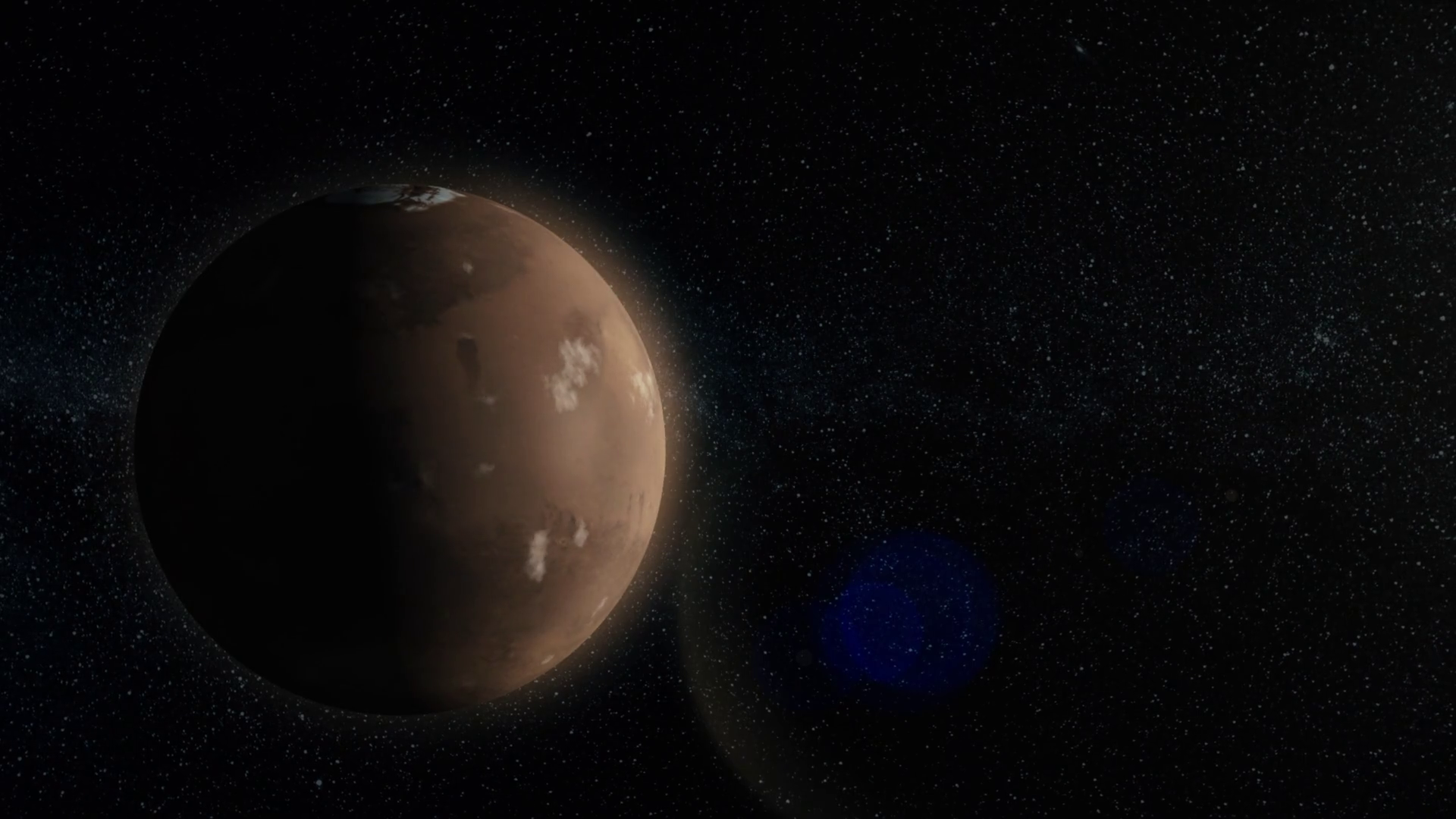 Mars Animation Planet Mars In Outer Space Stock Footage SBV-348580401 ...