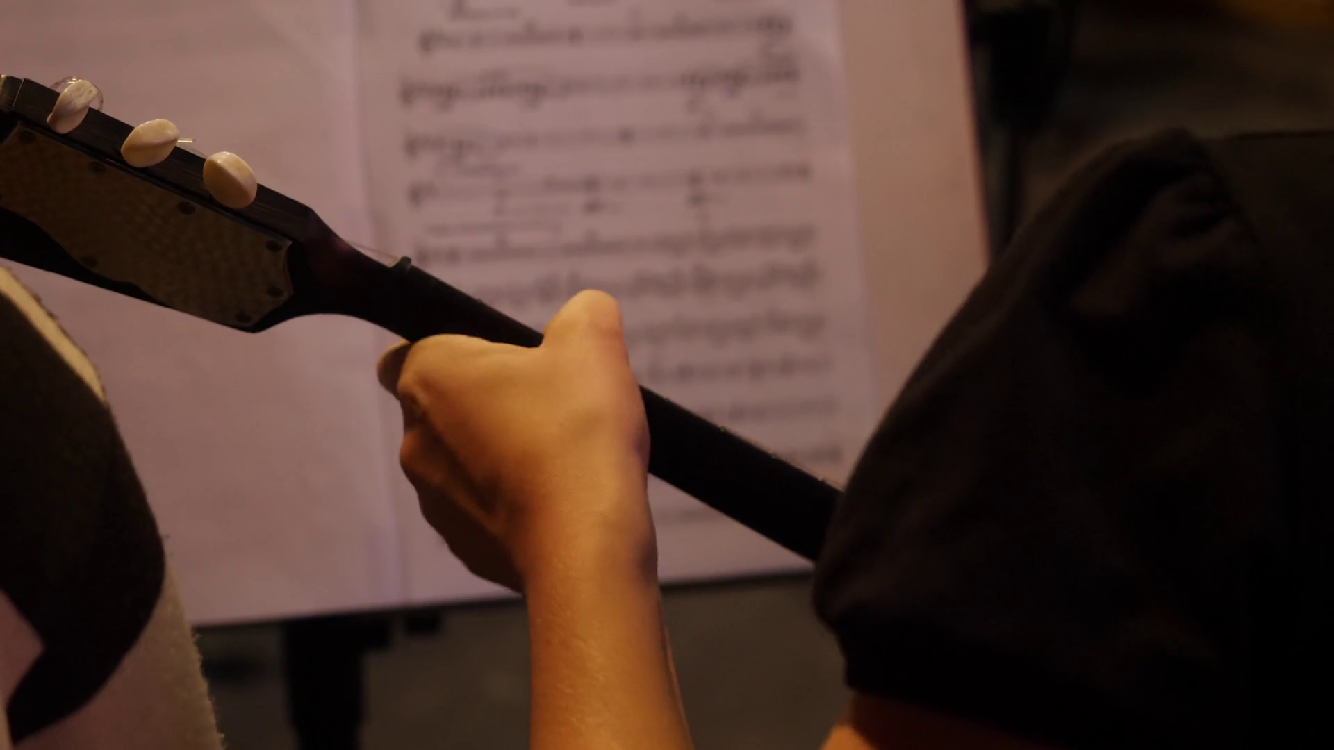 Girl Is Playing Balalaika Rear View Folk Stock Footage SBV-348578258 ...