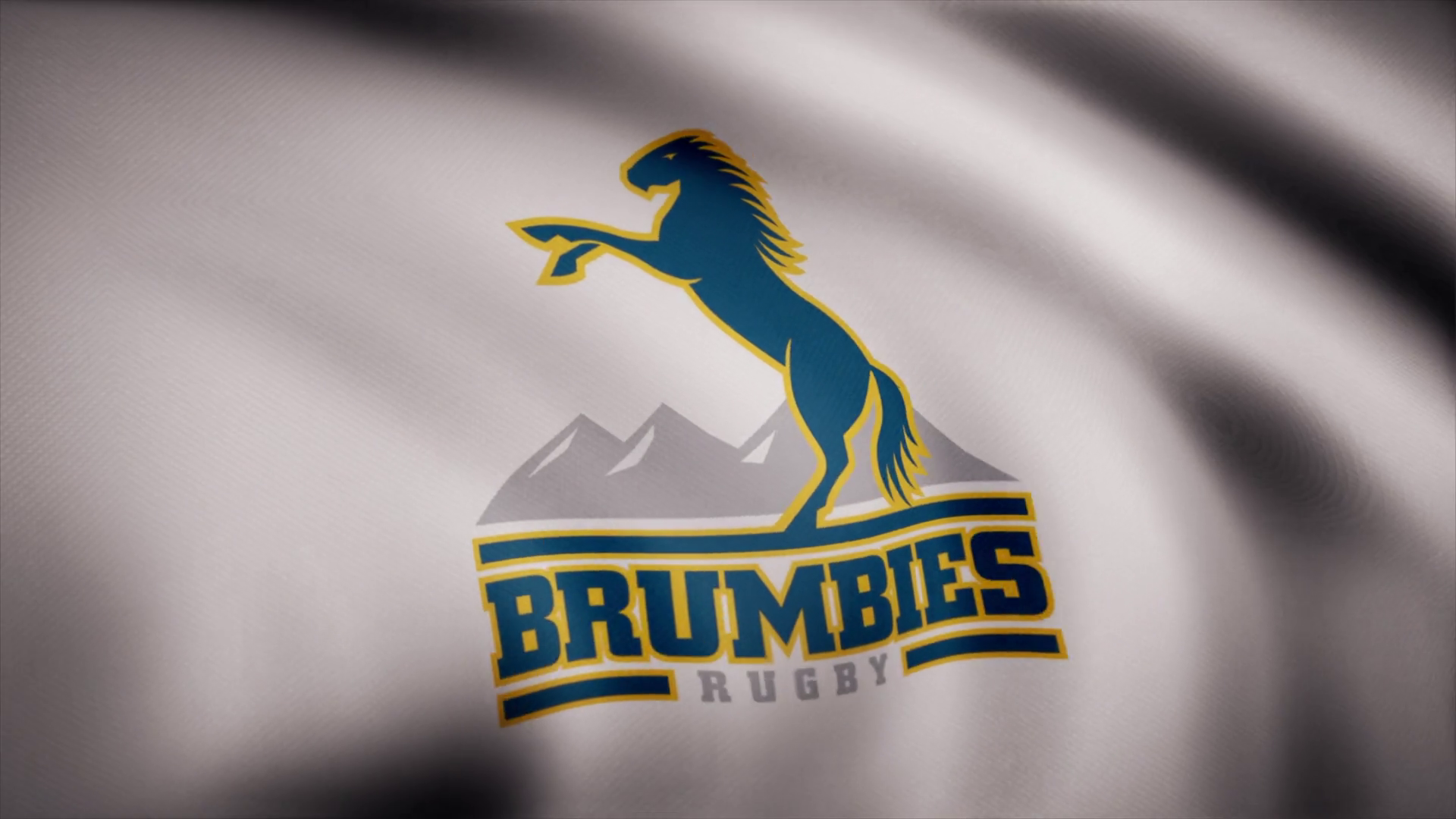 Rugby Brumbies Flag Is Waving On Transparent Stock Footage SBV ...