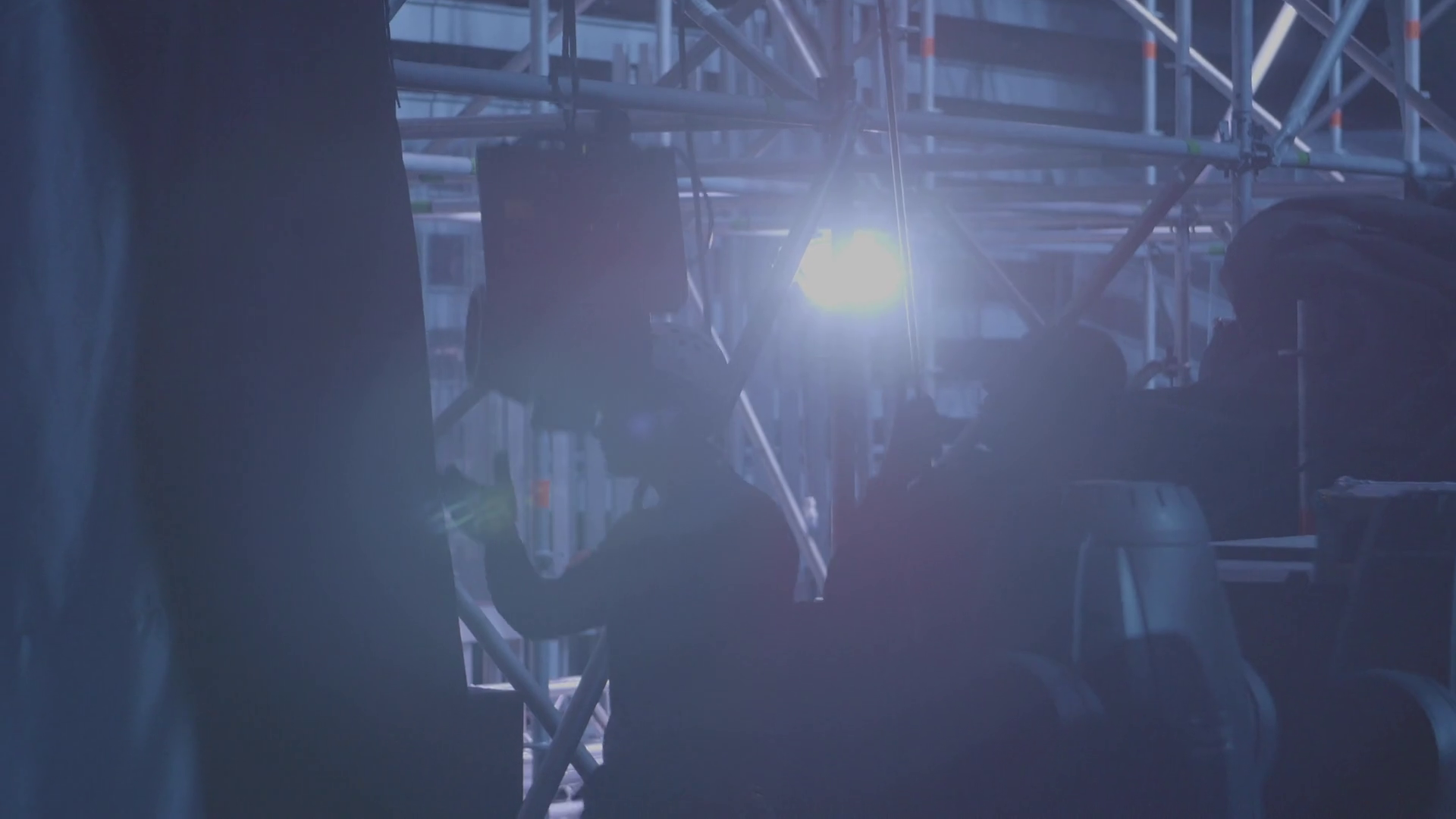 Technical Preparation Big Concert Indoors Stock Footage SBV-348578391 ...