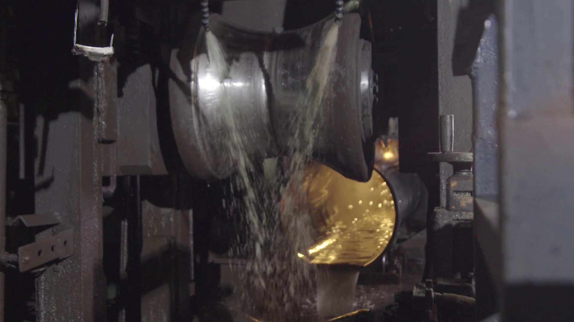 Rolling Forming Rolls Metal Works On Stock Footage SBV-348579648 ...