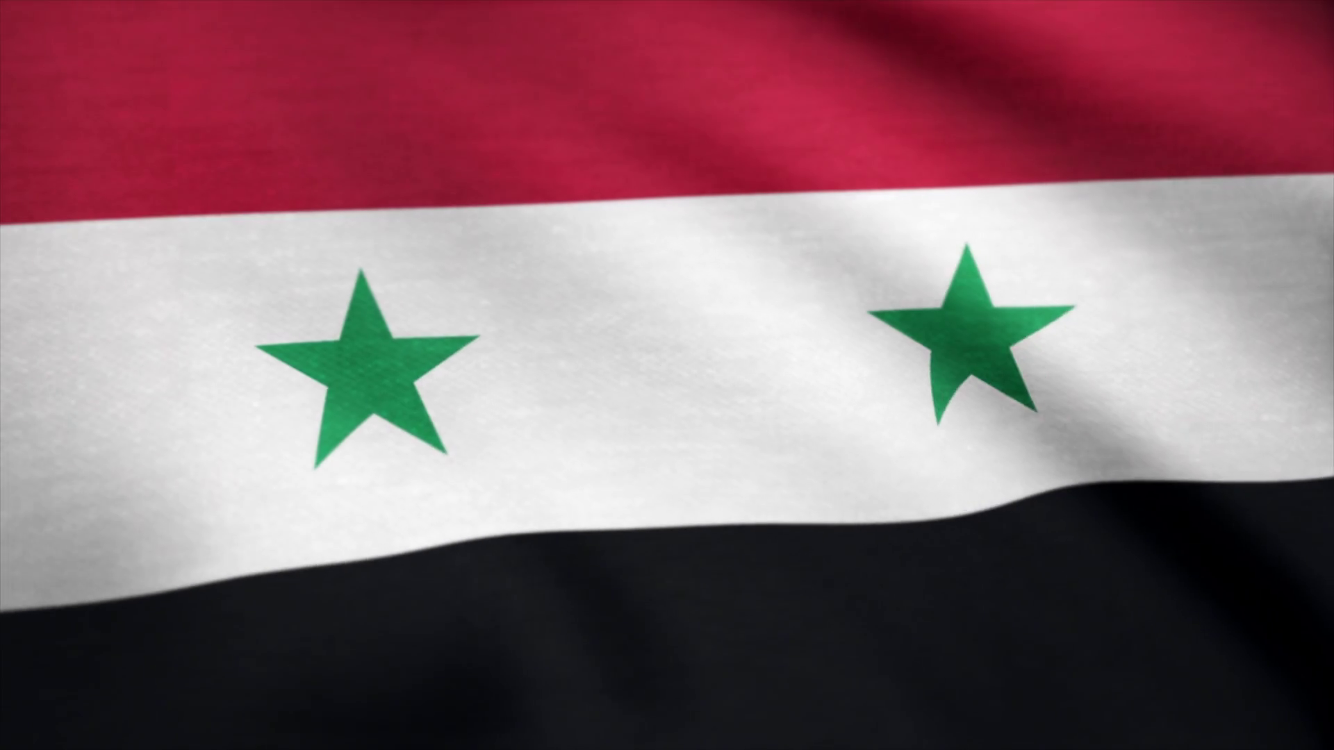 Flag Of Syria Syria Flag Waving At Wind Stock Footage SBV-348578584 ...
