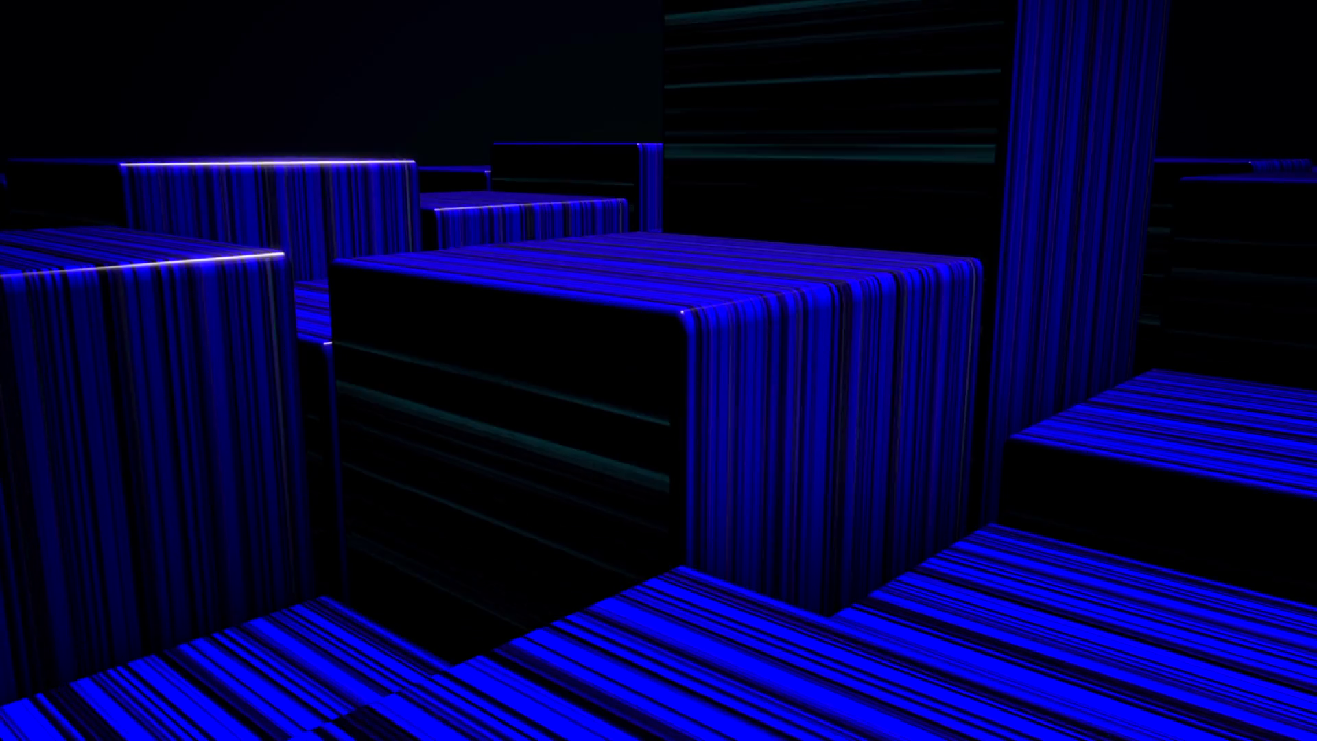 Abstract Bright Neon Cubes Neon Lights Cubes Stock Footage SBV ...