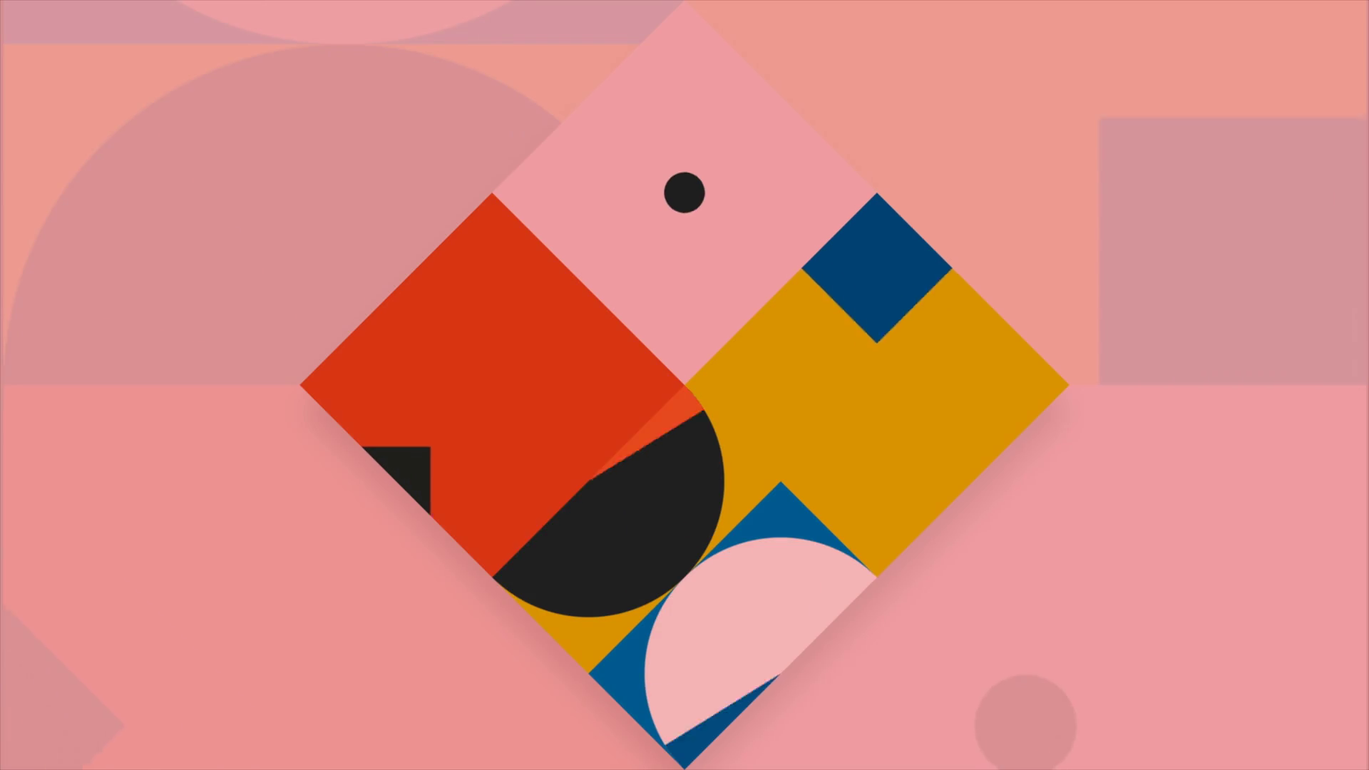 Square With Moving Geometric Shapes Motion Stock Motion Graphics SBV ...