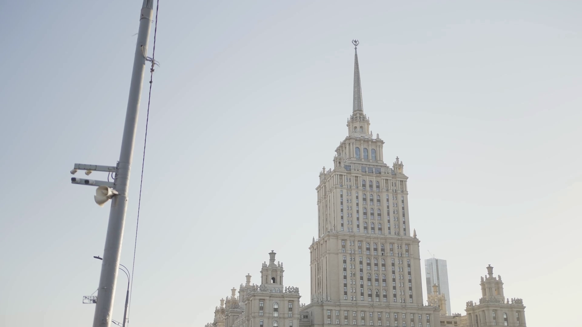 Moscow Buildings Action Moscow's Beautiful Stock Footage SBV-348595203 ...