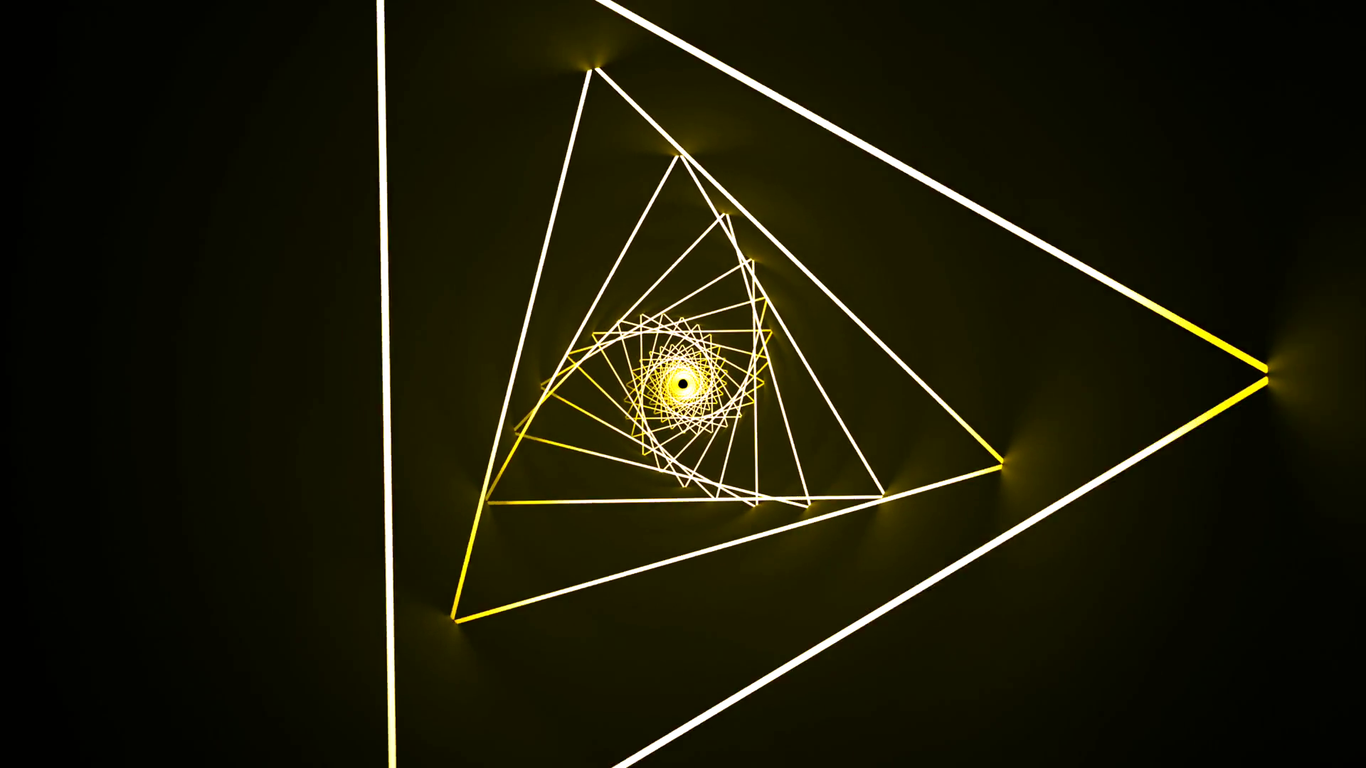 Colorful Triangular Energy Tunnel On Black Stock Motion Graphics SBV-348583763 - Storyblocks