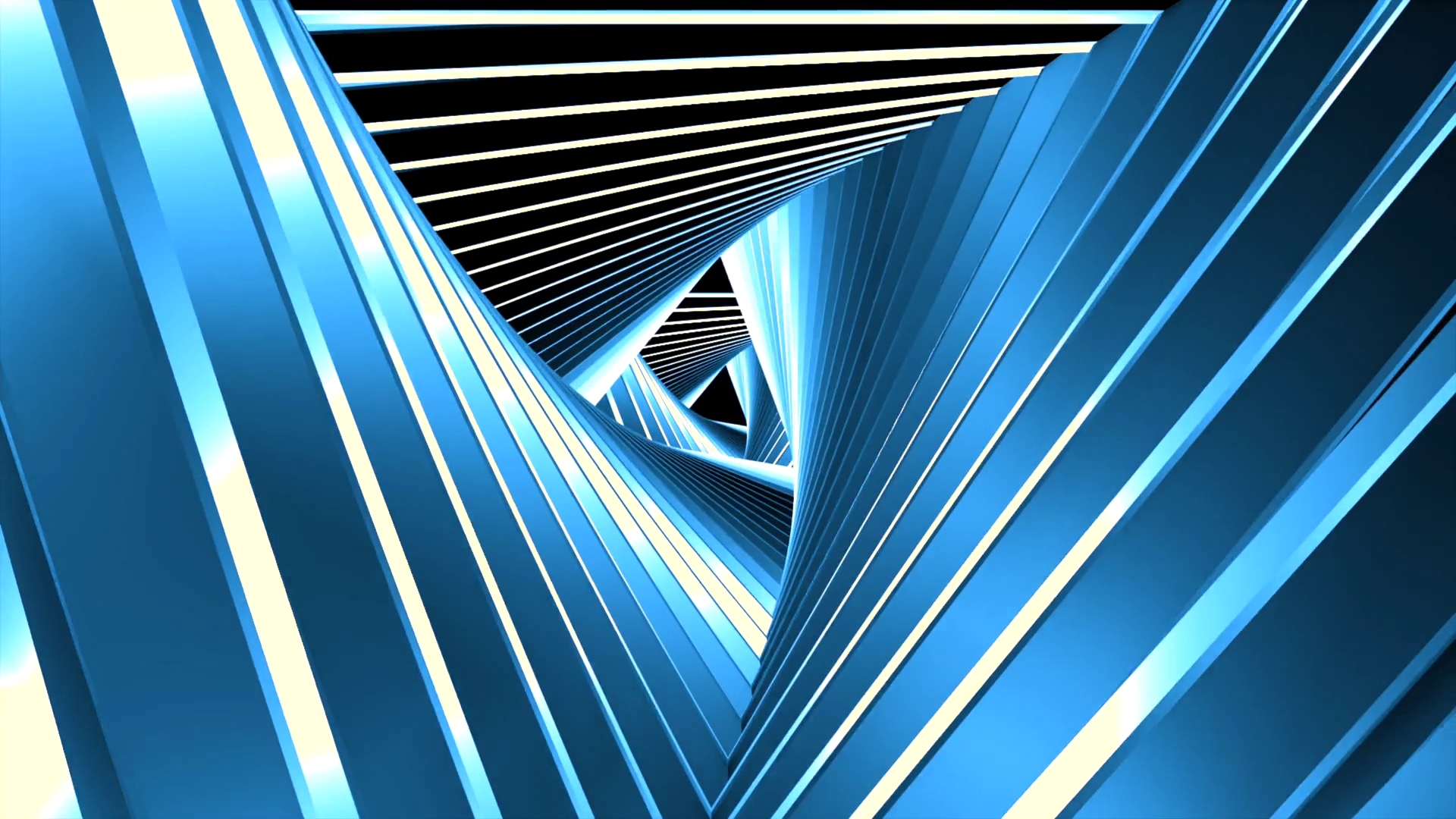 Triangular Spiral Twisted Corridor Geometric Stock Motion Graphics SBV ...