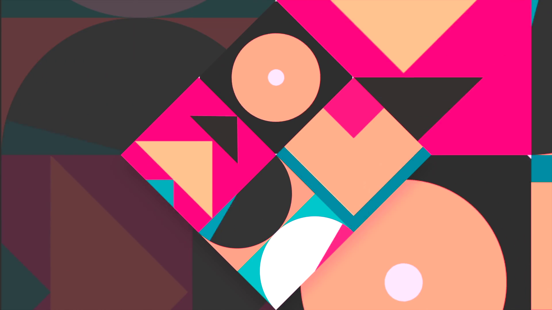 Colorful Geometric Design With Moving Stock Motion Graphics SBV ...