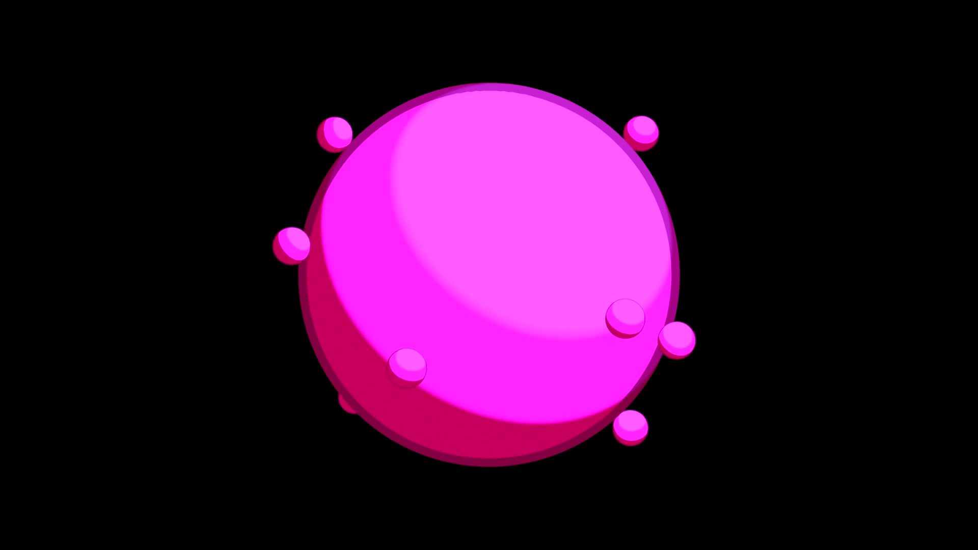 Seamless Loop Motion Of Electrons Around Stock Motion Graphics SBV ...