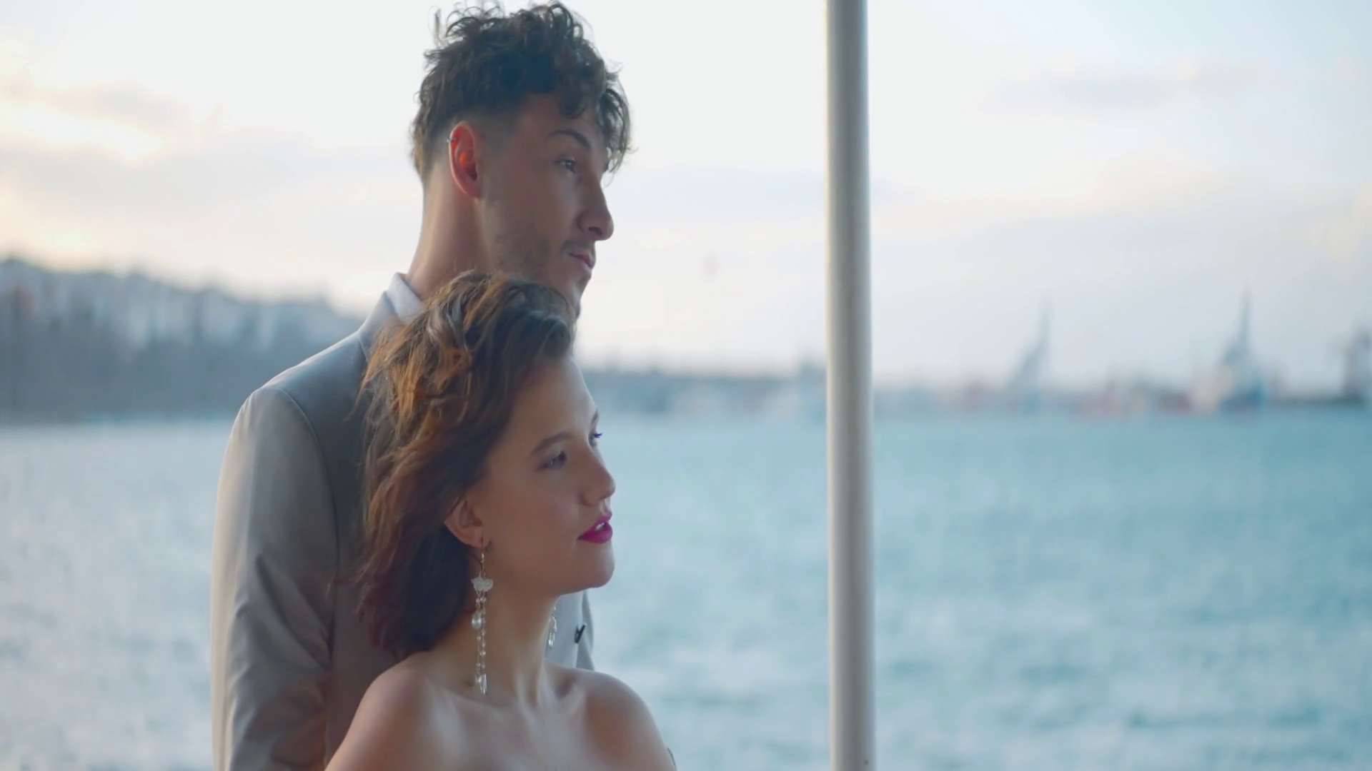 Couple In Love Relaxing On Yacht Enjoying Stock Footage SBV-348583537 ...