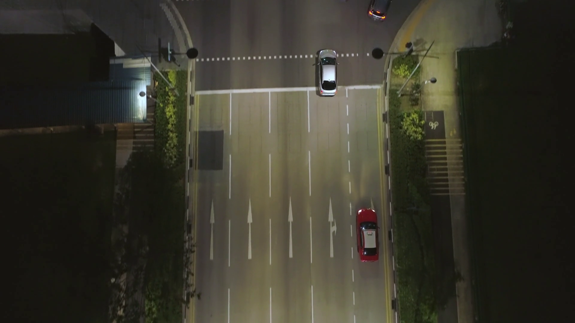 Top View Of Street With Cars Modern Stock Footage SBV-348593113 ...