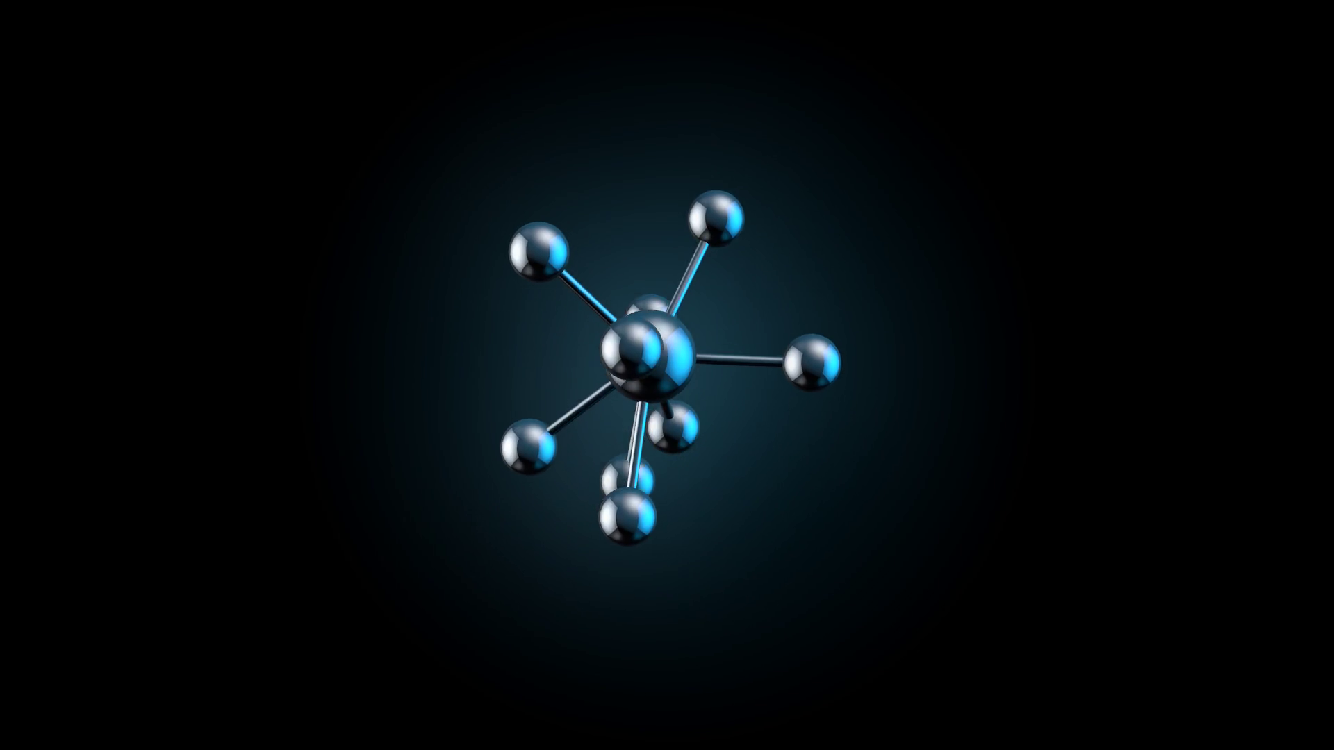 Realistic Rotating Model Of Molecule Stock Motion Graphics SBV ...