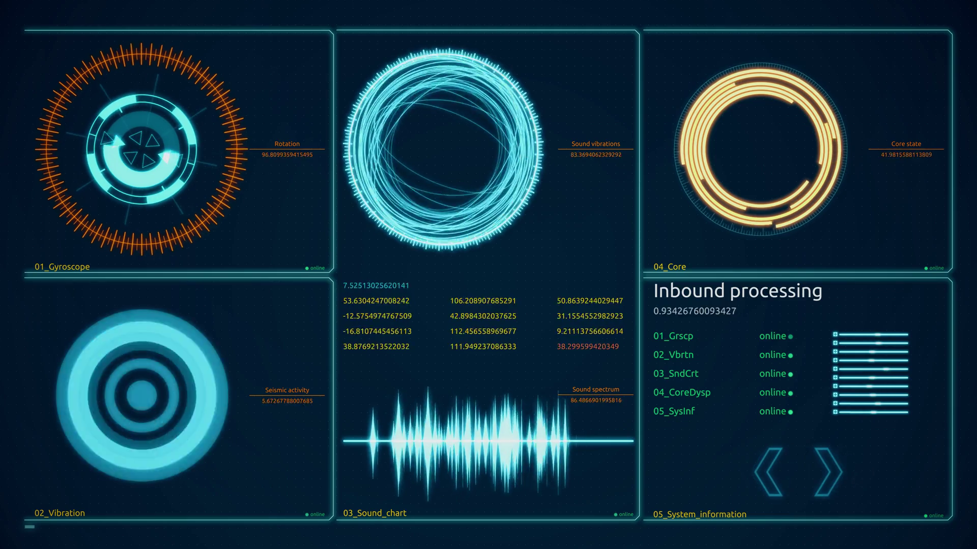 Hi-tech User Interface Head Up Display Stock Motion Graphics SBV ...
