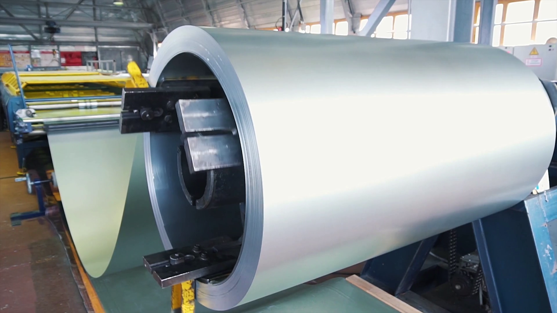 Rolled Steel Stack Of Rolls Cold Rolled Stock Footage SBV-348586091 ...