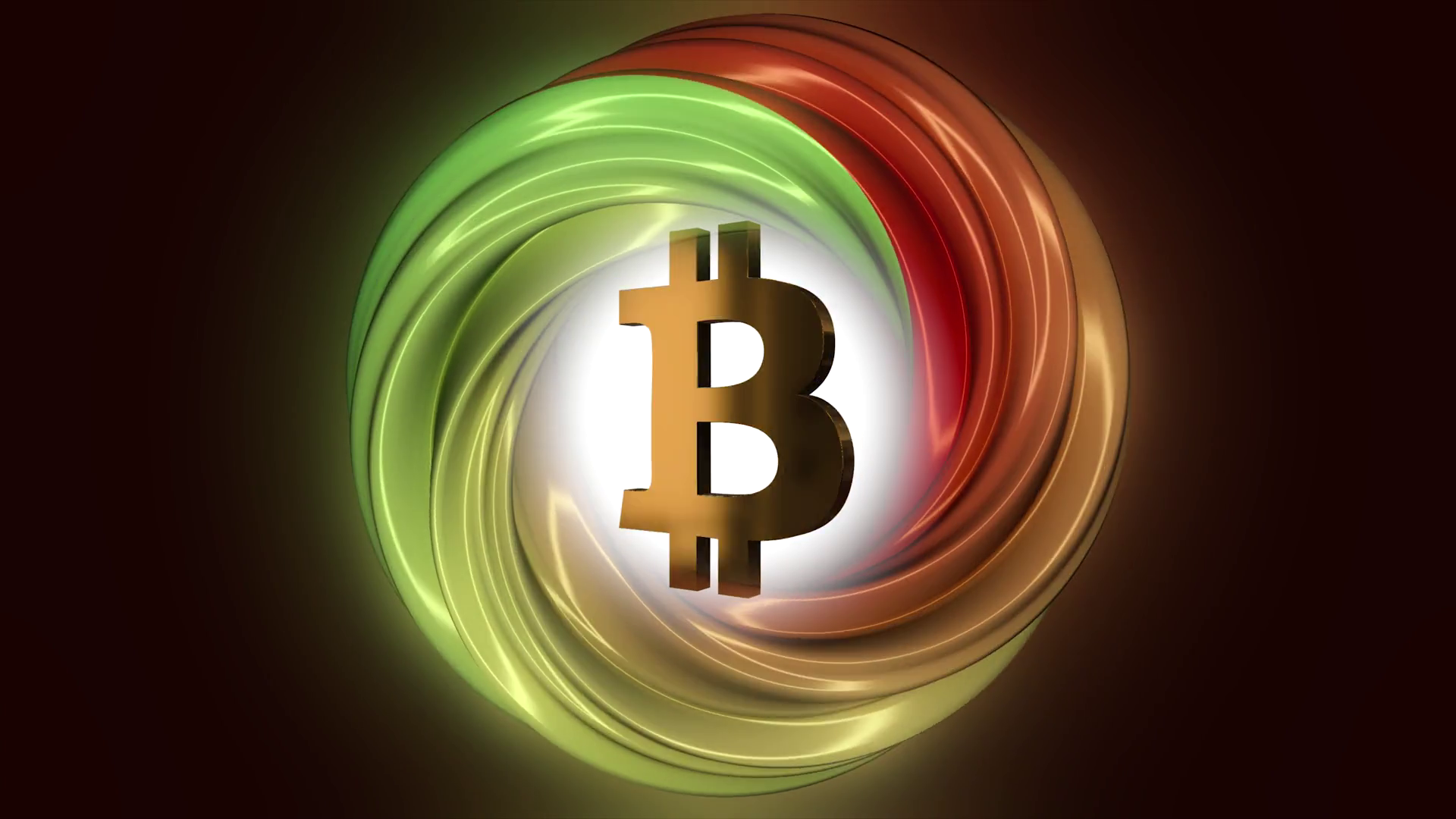 Abstract Animation Of Bitcoin Currency Sign Stock Footage SBV-348591090 ...