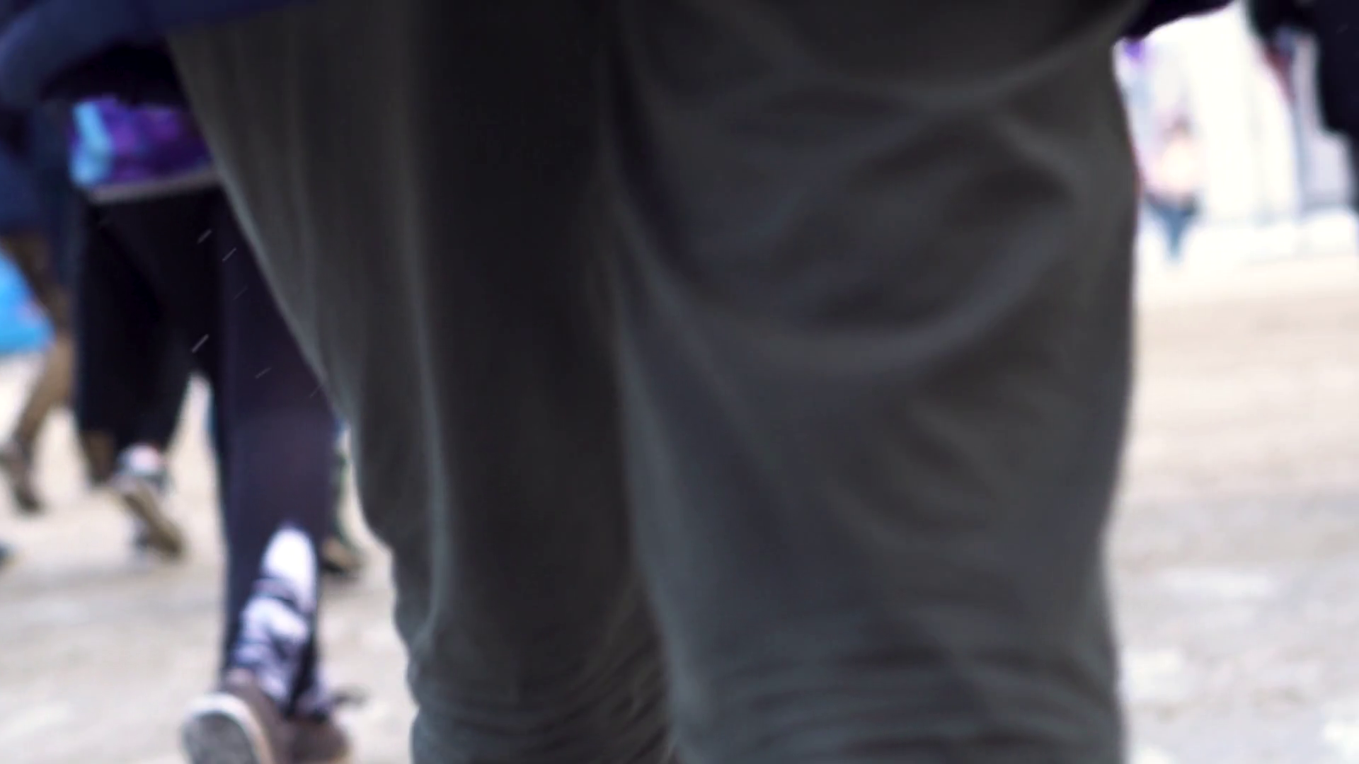 Concept Crowd Feet With Shoes Closeup Stock Footage SBV-348586979 ...