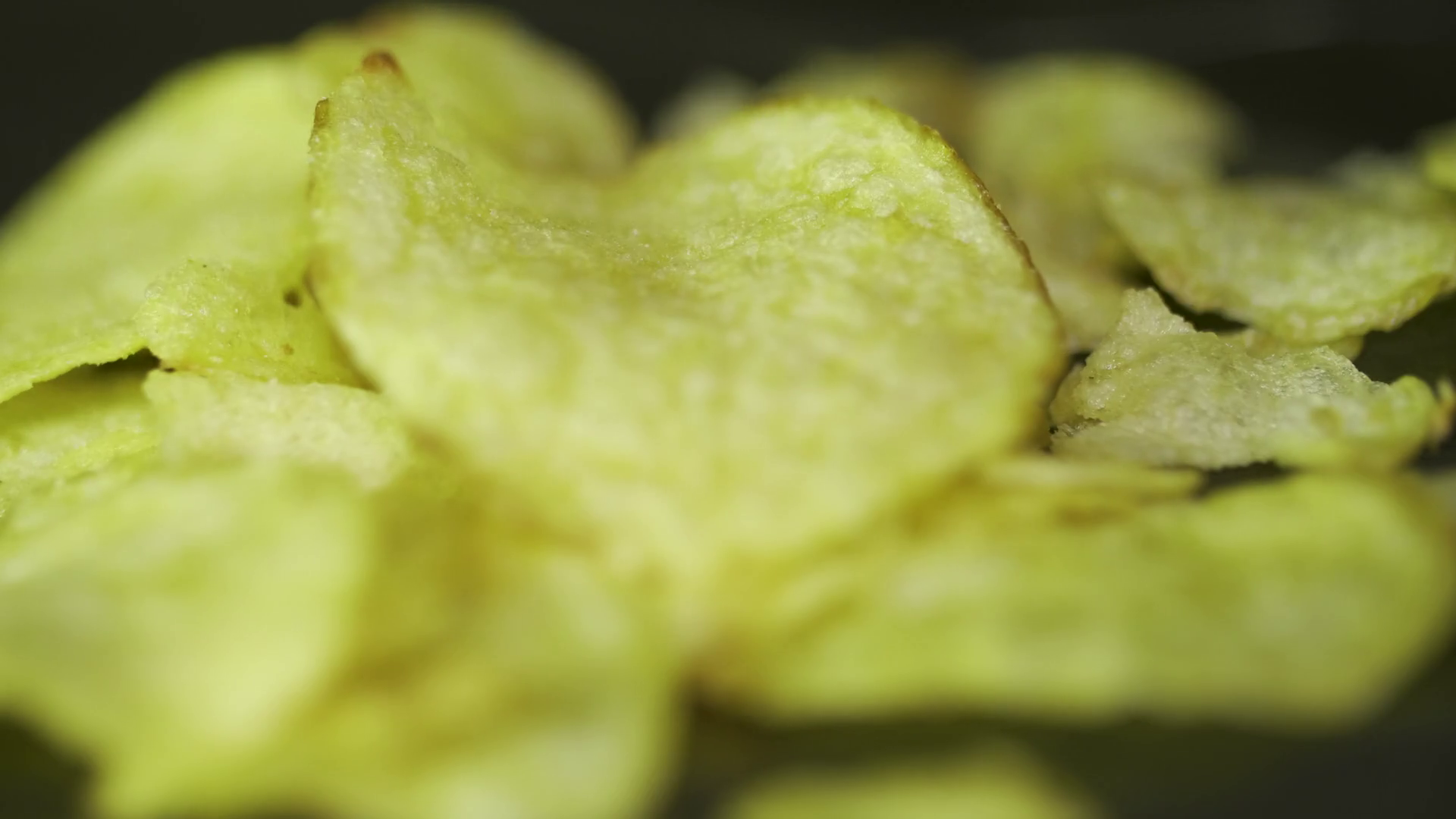 Rotating Potato Chips Close Up Macro View Stock Footage SBV-348585290 ...