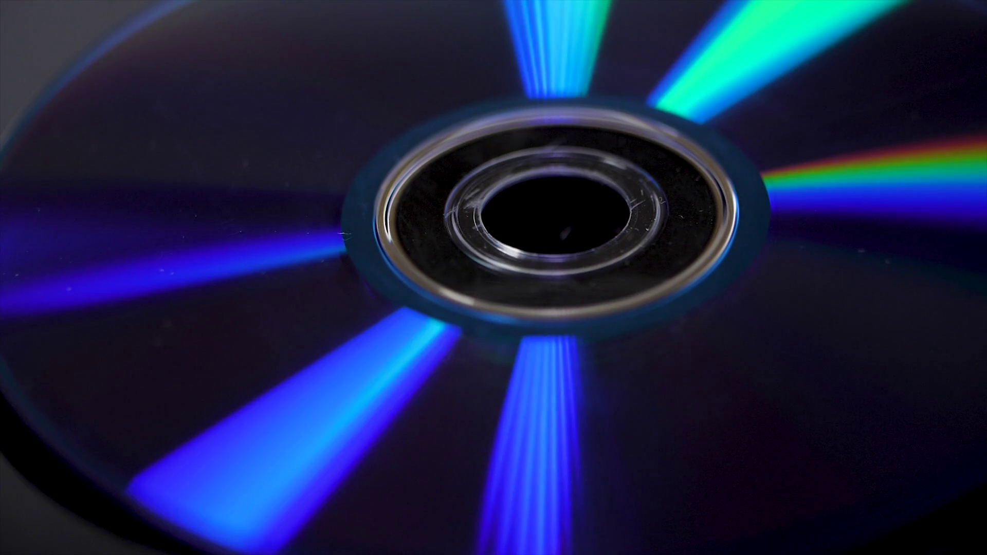 Isolated Cd In Black Background Colorful Stock Footage SBV-348586017 ...