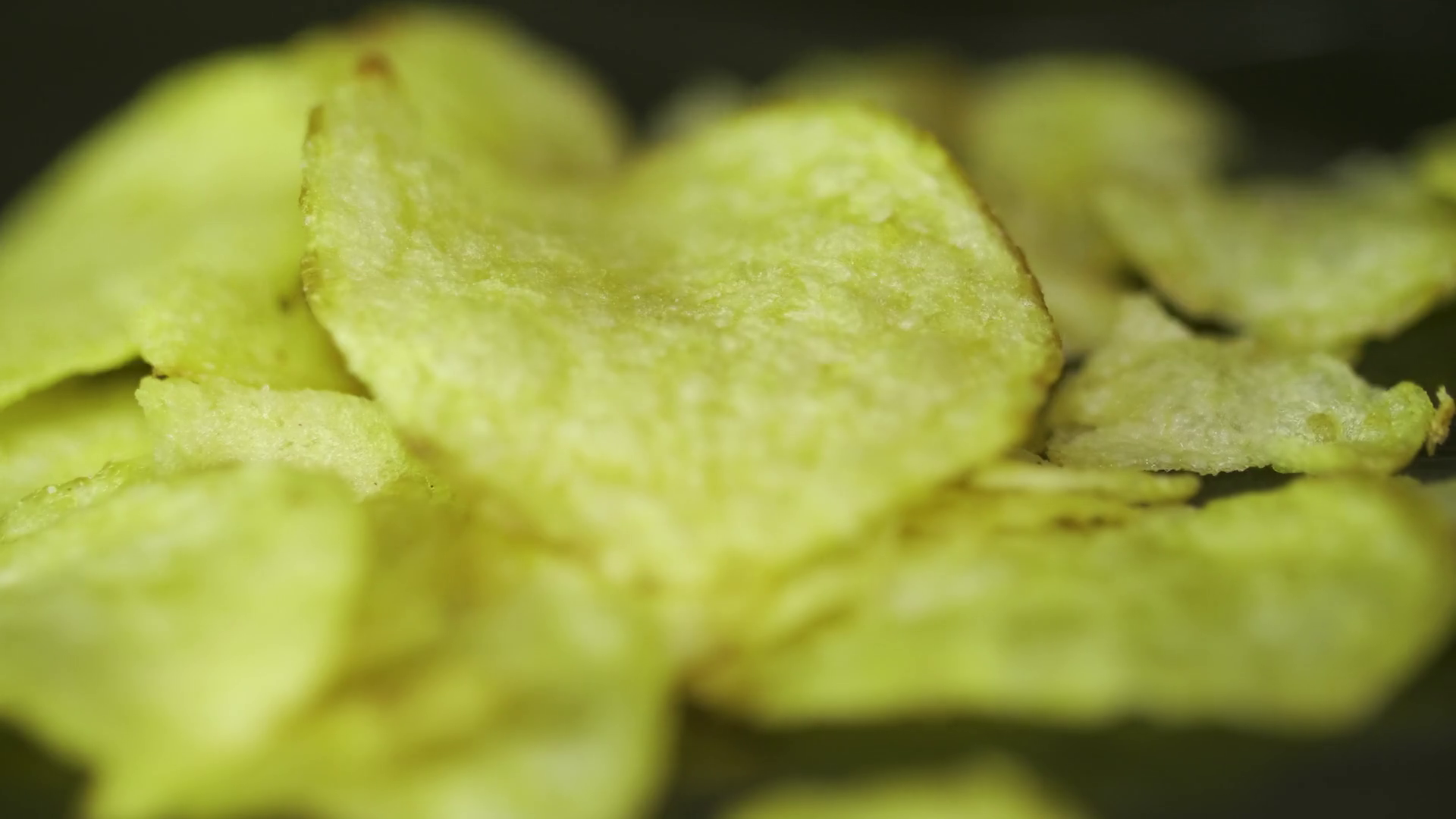 Rotating Potato Chips Close Up Macro View Stock Footage SBV-348585992 ...