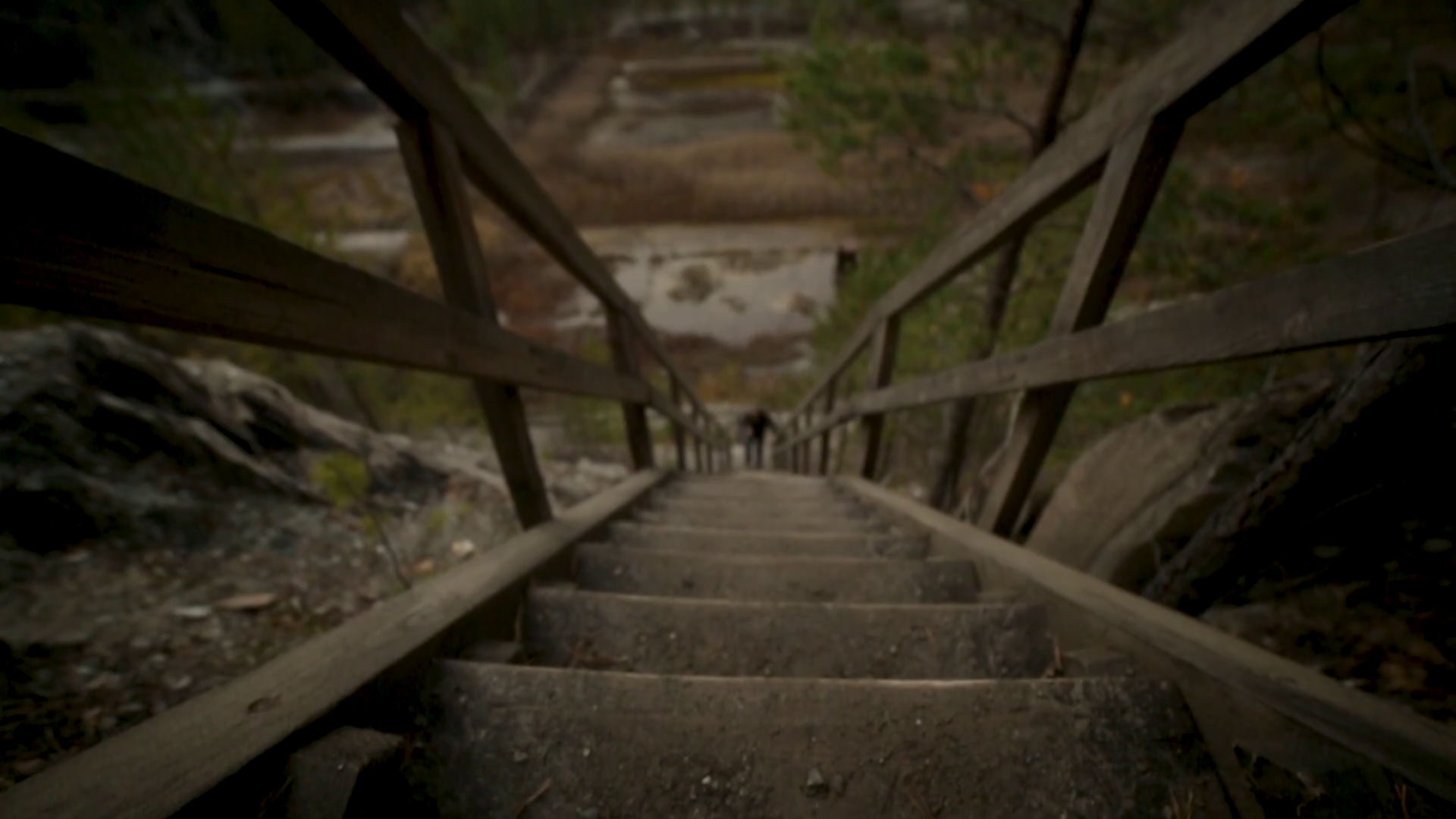 Man Man Going Up Stairs Footage Old Wooden Stock Footage SBV-348585682 ...