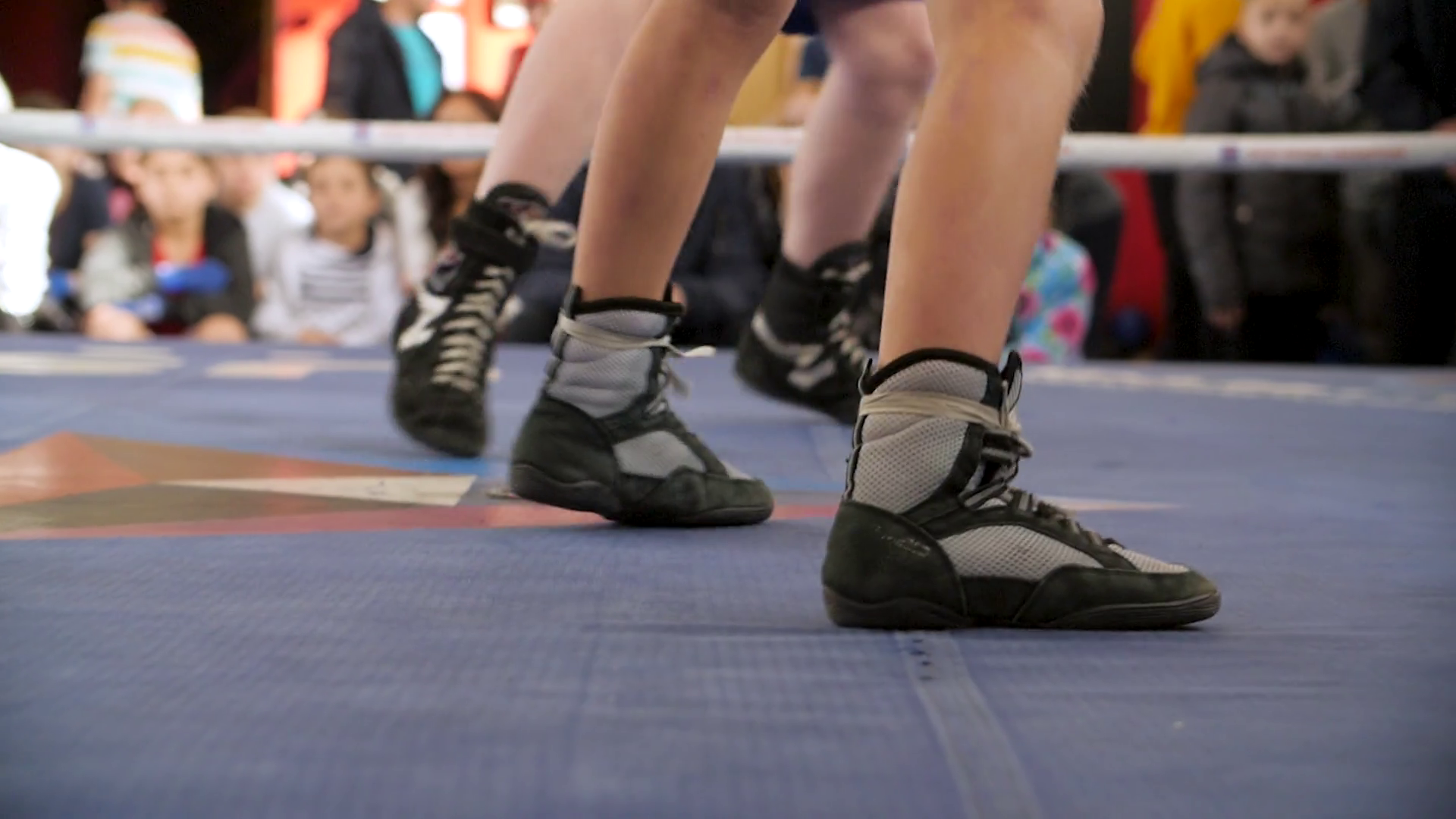 Two Boxers Fight In Boxing Ring In Boxing Stock Footage SBV-348585244 ...