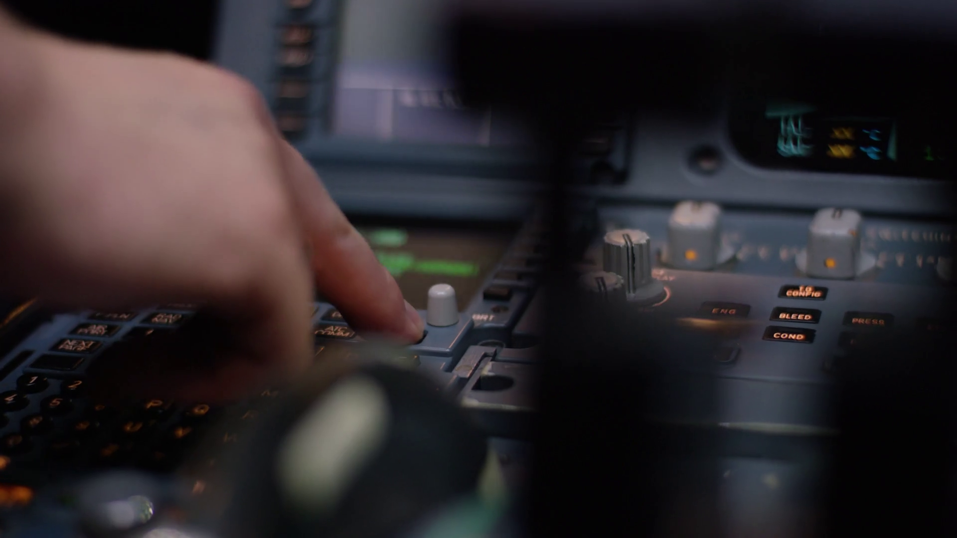 Panel Of Switches On Aircraft Flight Deck Stock Footage SBV-348586165 ...