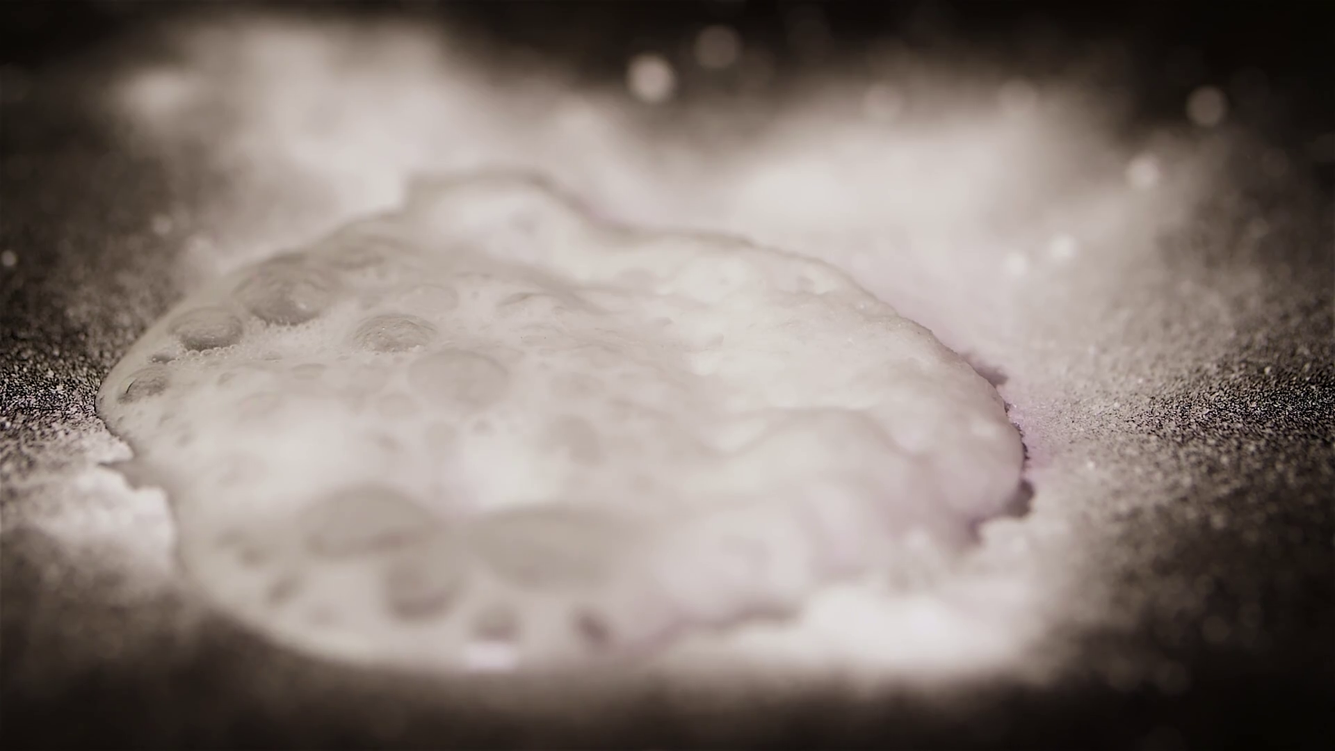 Chemical Reaction Texture Of Bubbling Powder Stock Footage SBV ...