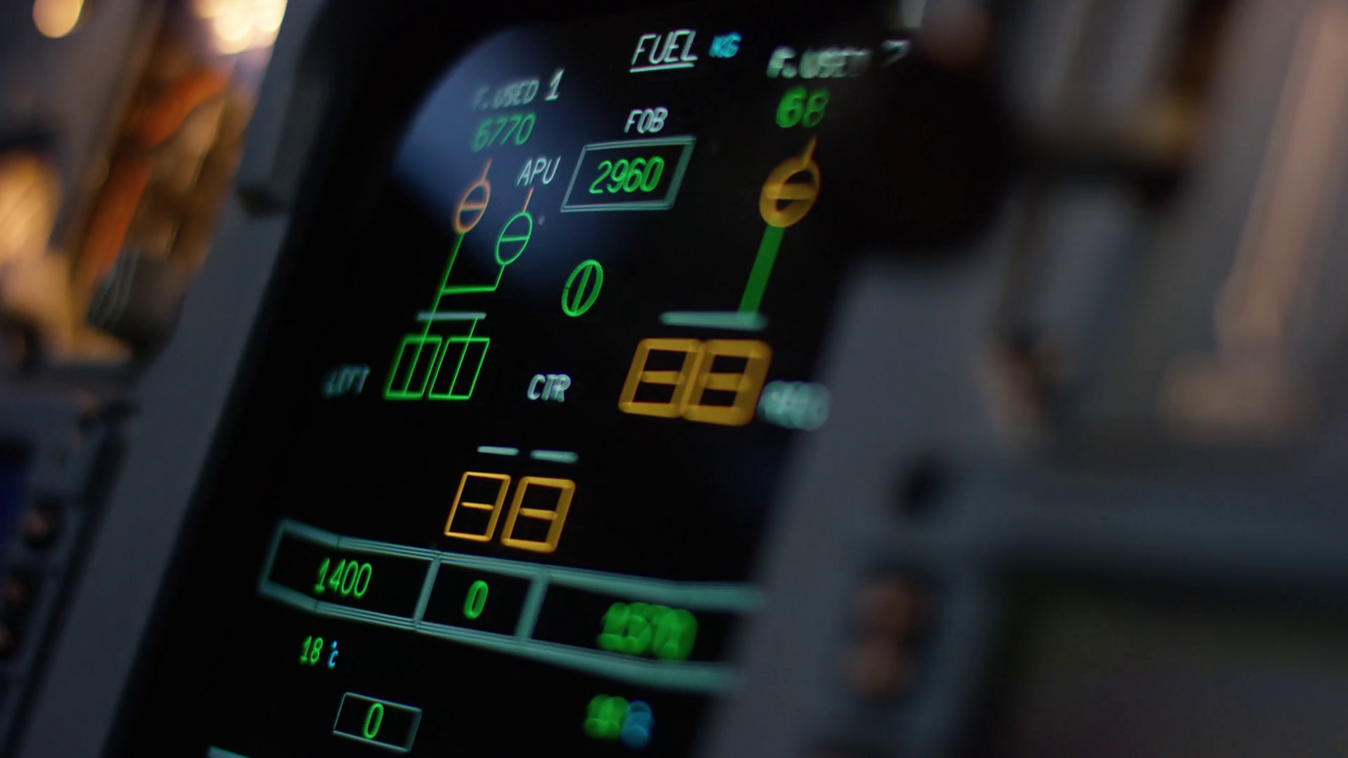 Autopilot Control Element Of Airliner Panel Stock Footage SBV-348585223 ...