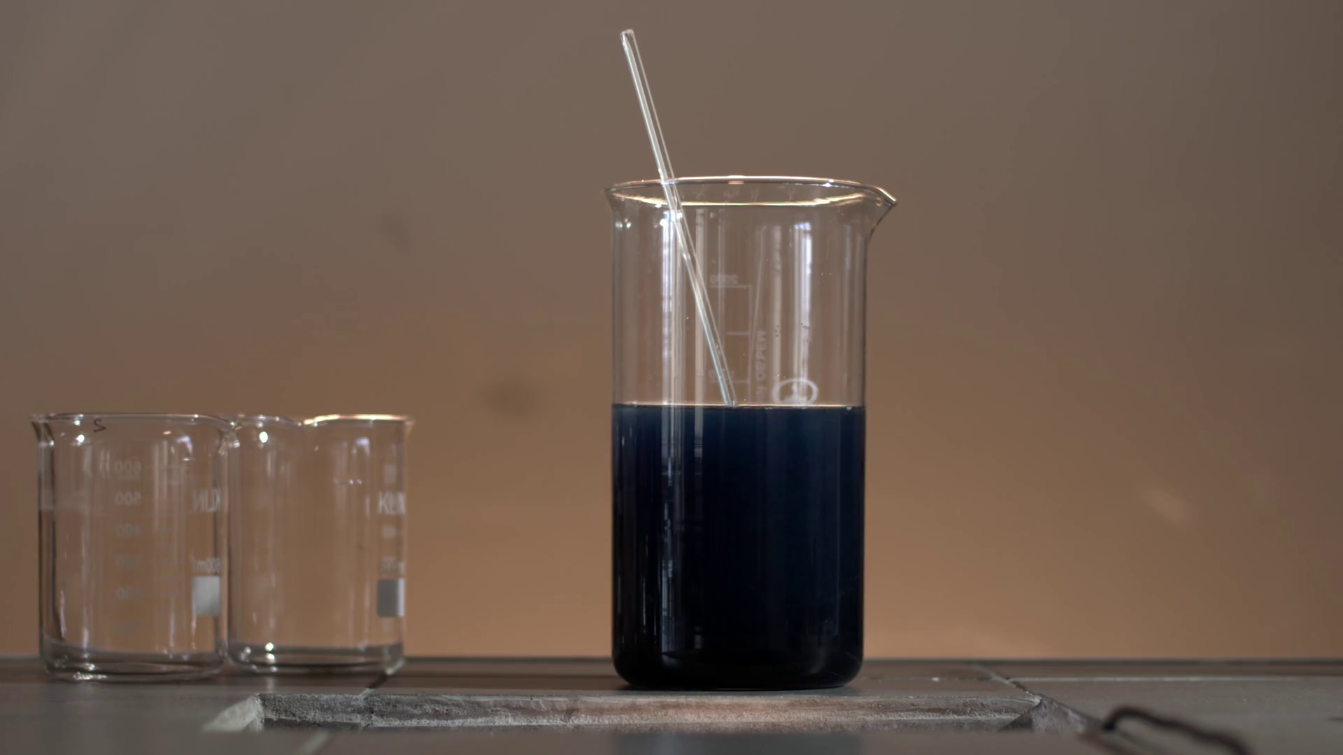 Chemical Liquid In Flask Changes Color To Stock Footage SBV-348586909 ...
